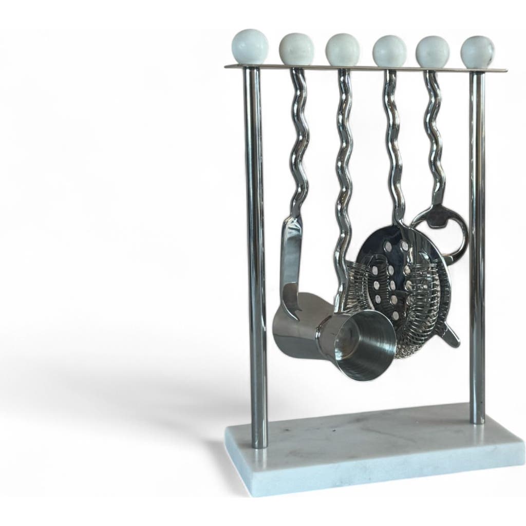 Meso Goods June Bar Set - Silver | Editorialist