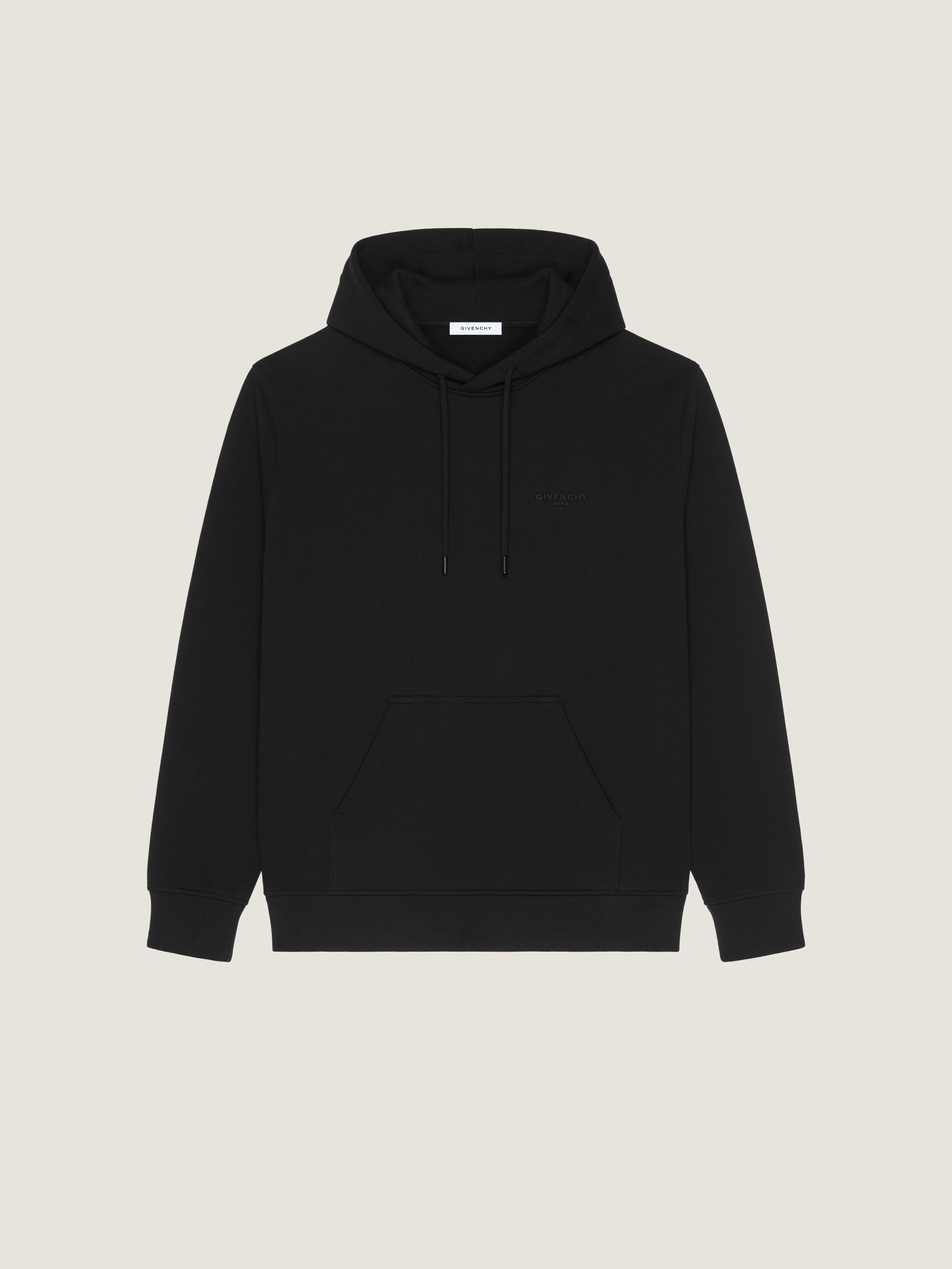 Givenchy Fleece Hoodie With Clapperboard Print - Black | Editorialist