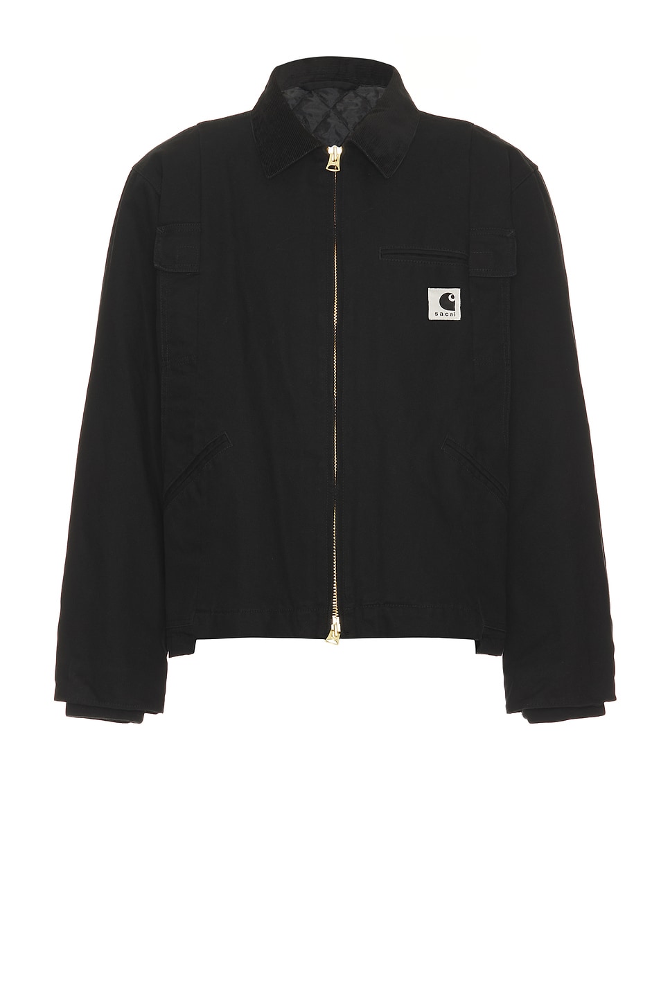 Sacai X Carhartt Wip Duck Jacket - Black | Editorialist