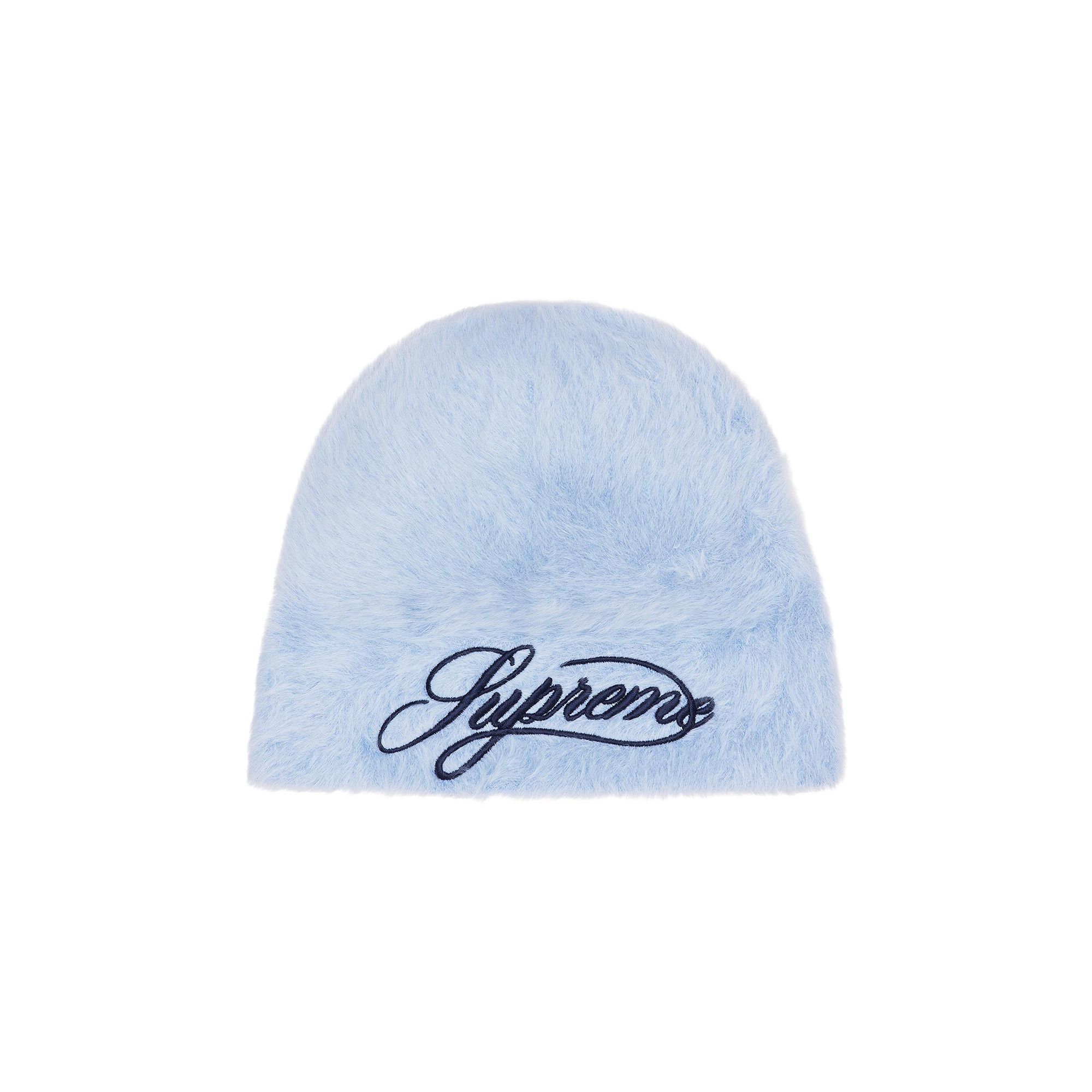 Supreme X Kangol Furgora Script Beanie - Blue | Editorialist