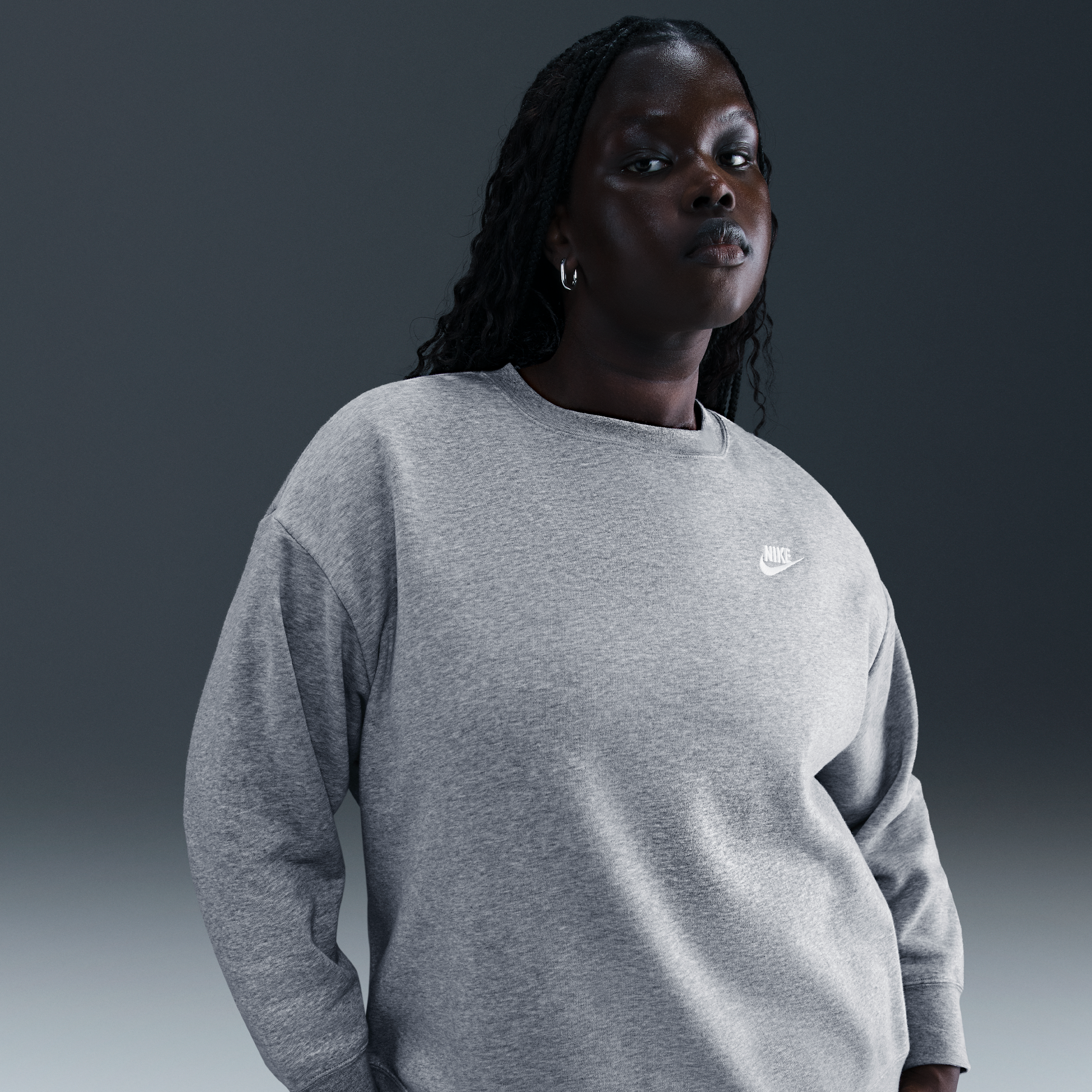 plus size nike crewneck
