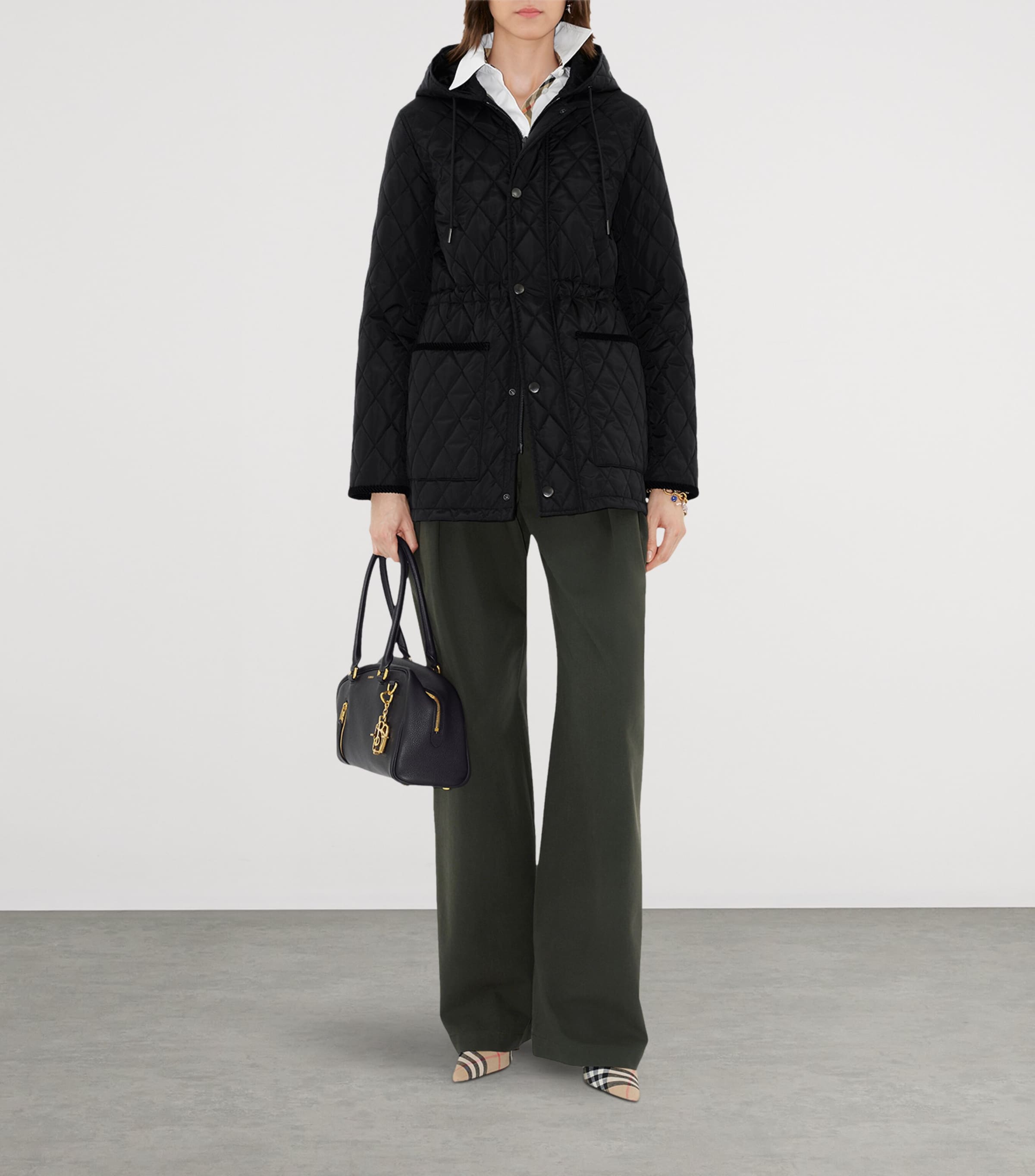 BURBERRY Nylon Quilted Parka