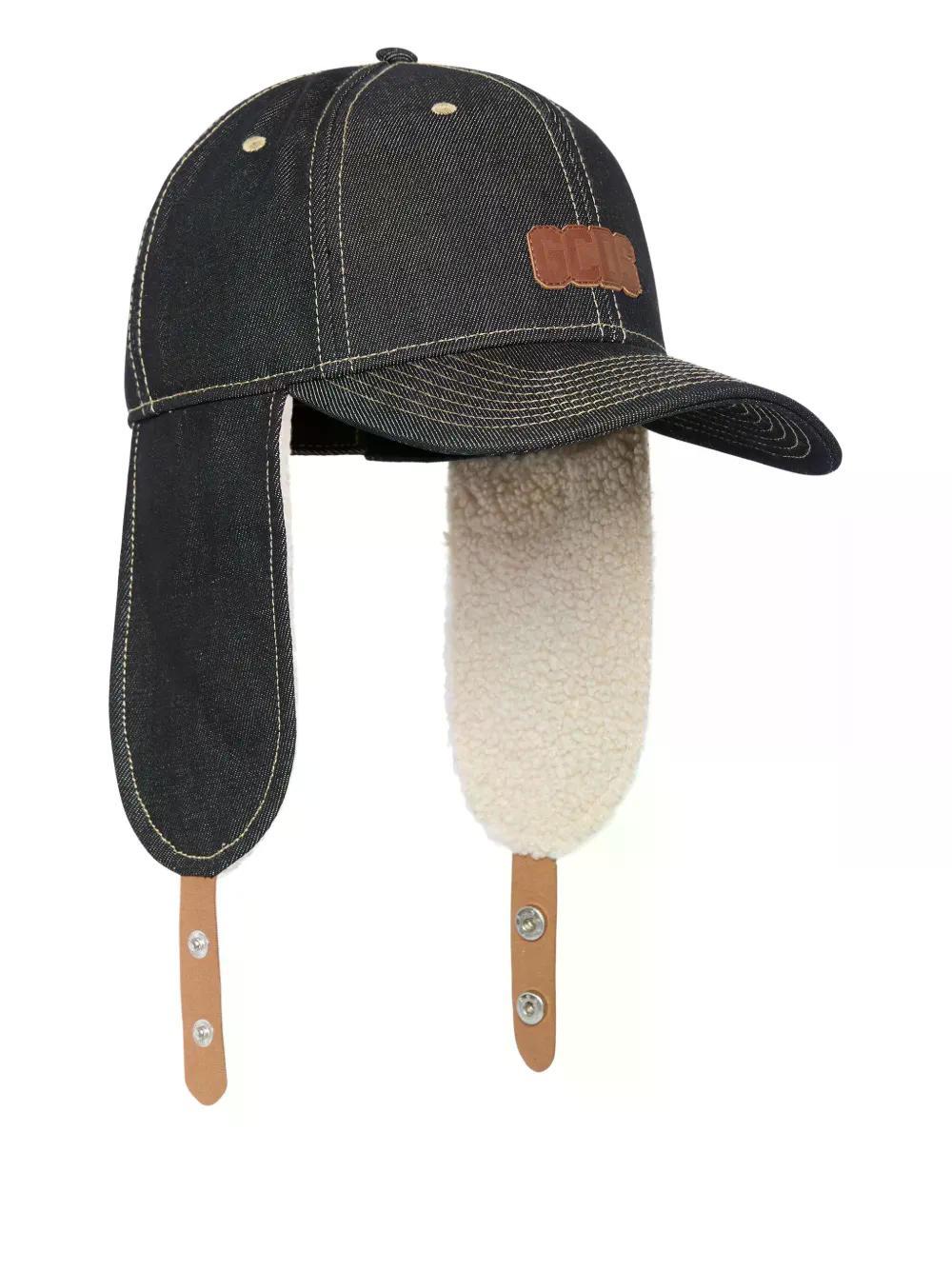 Denim Tears X Stussy Elmer Earflap Cap - Black | Editorialist