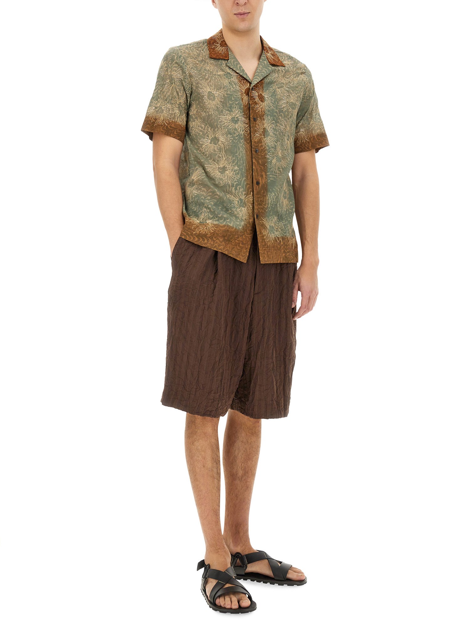 DRIES VAN NOTEN Short Pleated