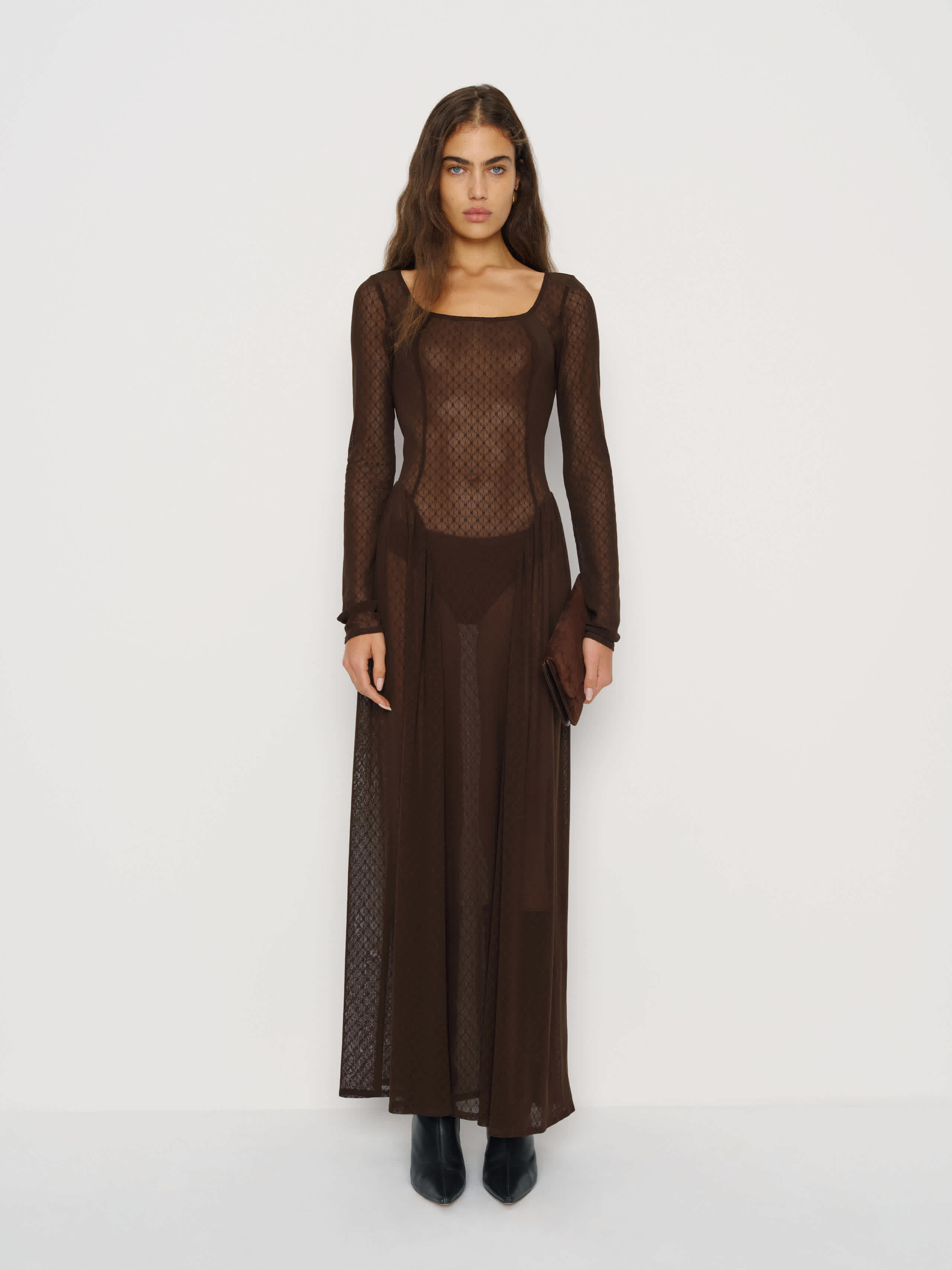 Reformation Tilda Knit Dress - White | Editorialist