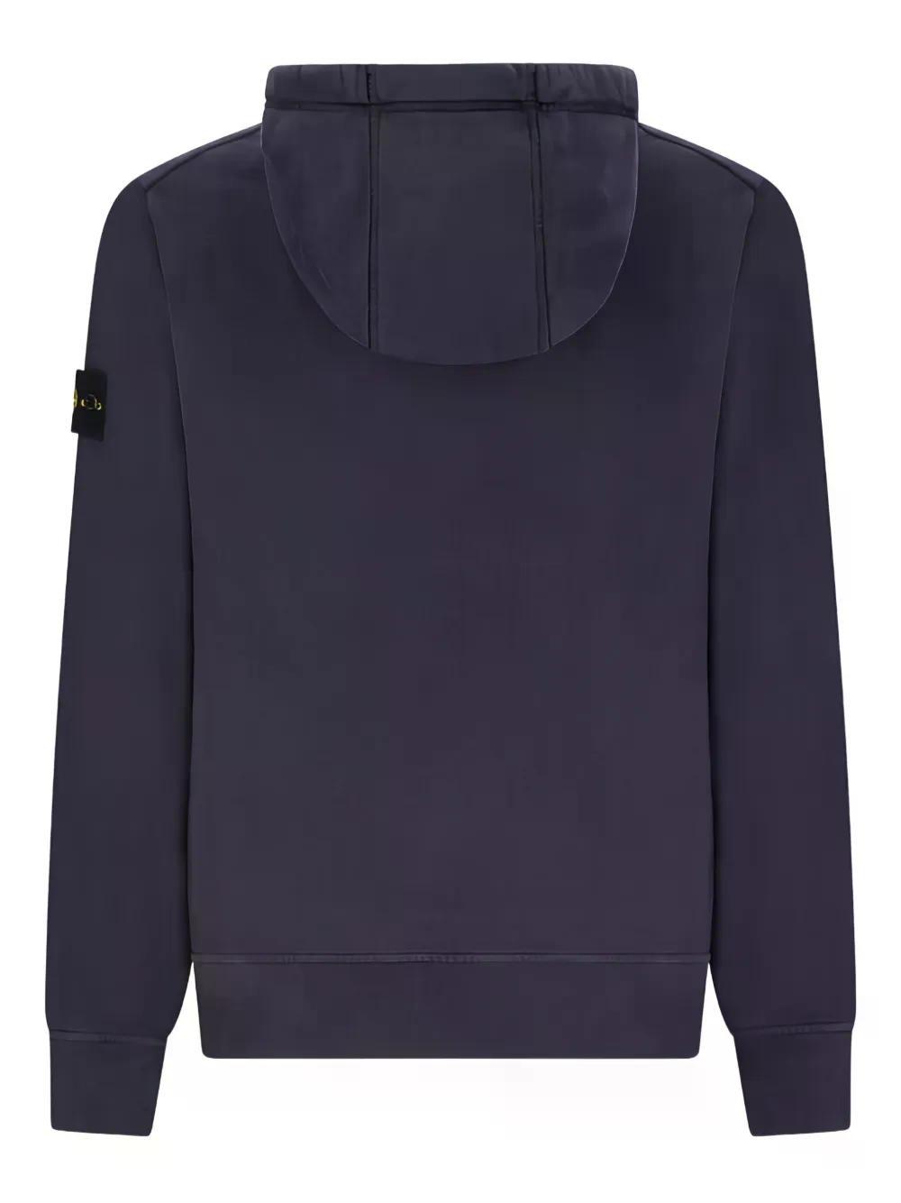 Supreme S Logo Zip Up Hooded Sweatshirt - Navy Blue | Editorialist