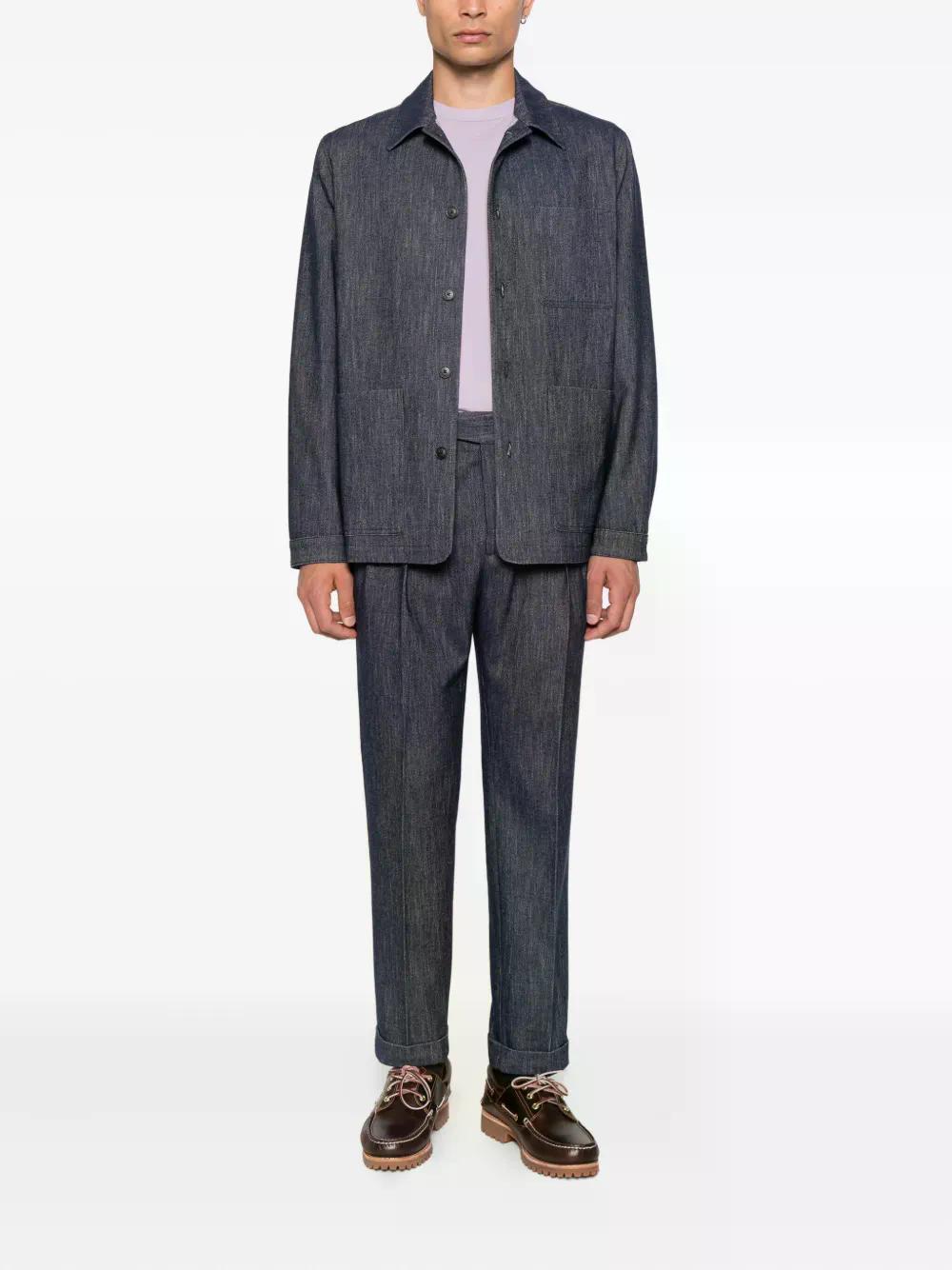 MANUEL RITZ patch-pocket shirt jacket