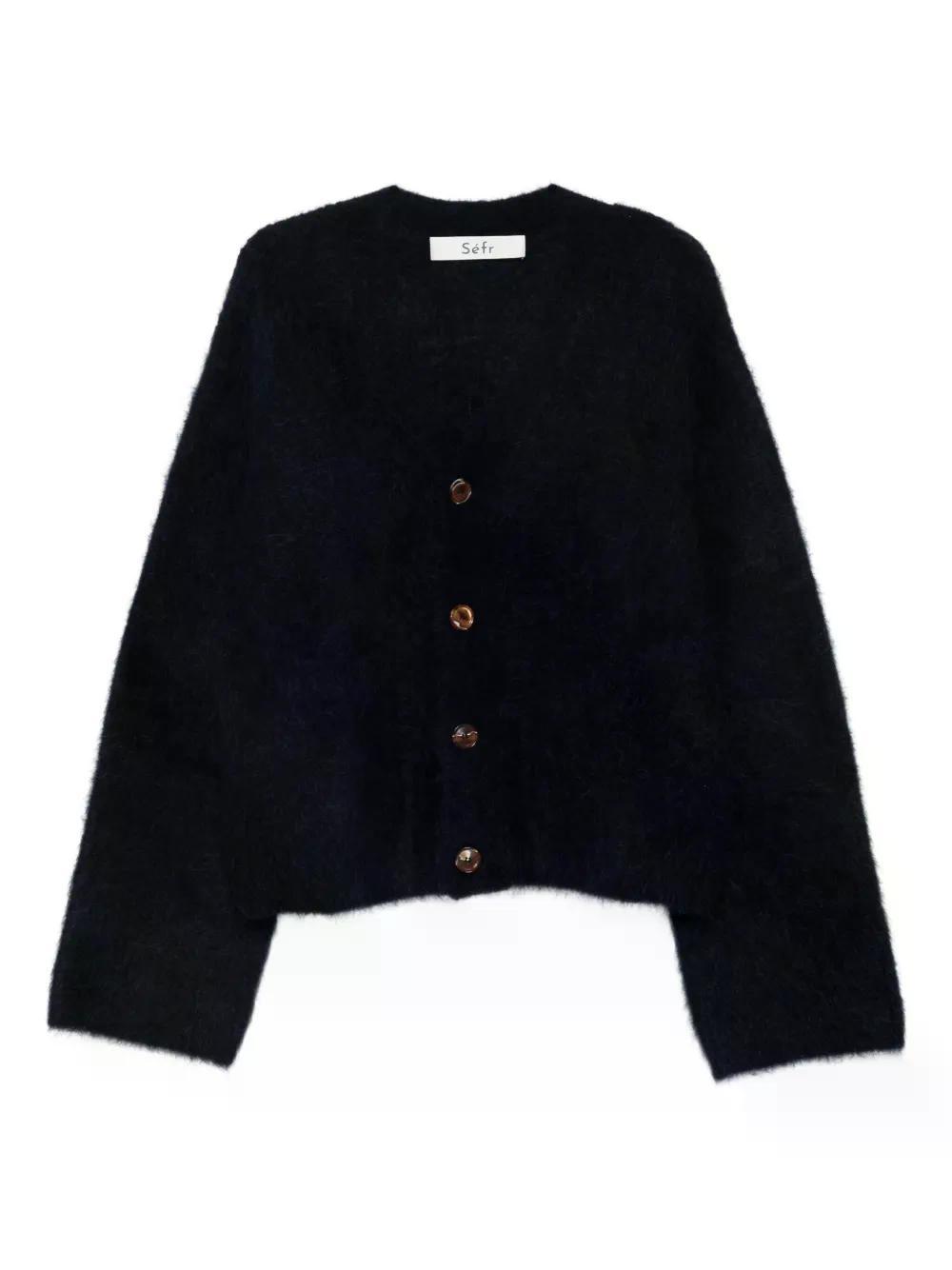 SéFr Lee Cardigan - Blue - 9% Off | Editorialist