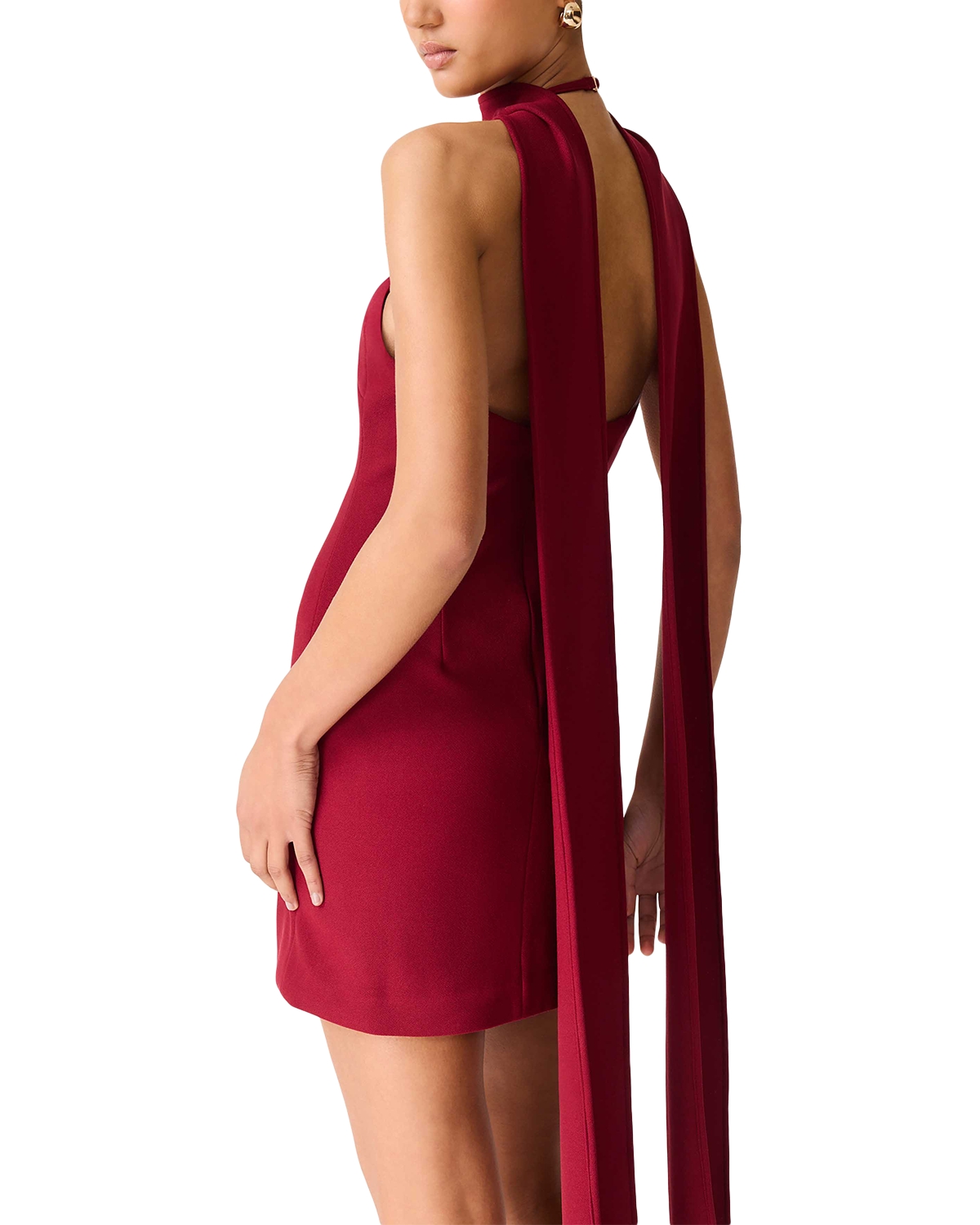 Buy ELLIATT Mira Halter Mini Dress - Red At 60% Off | Editorialist