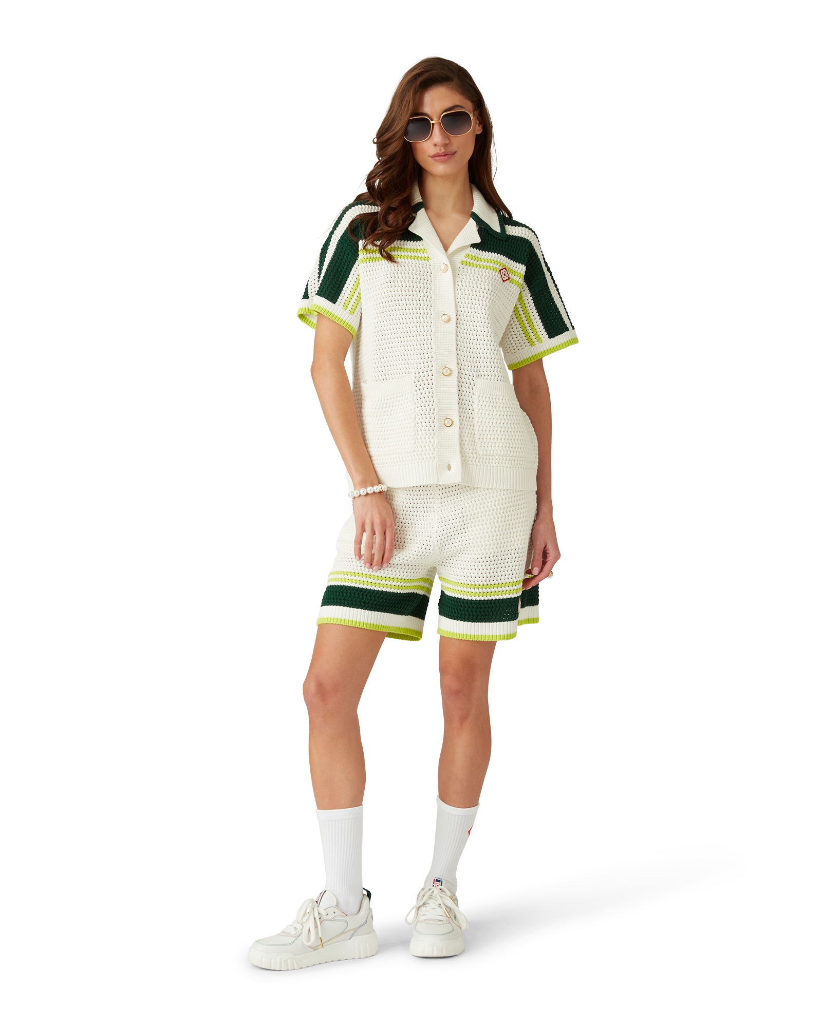 CASABLANCA Tennis Crochet Shorts