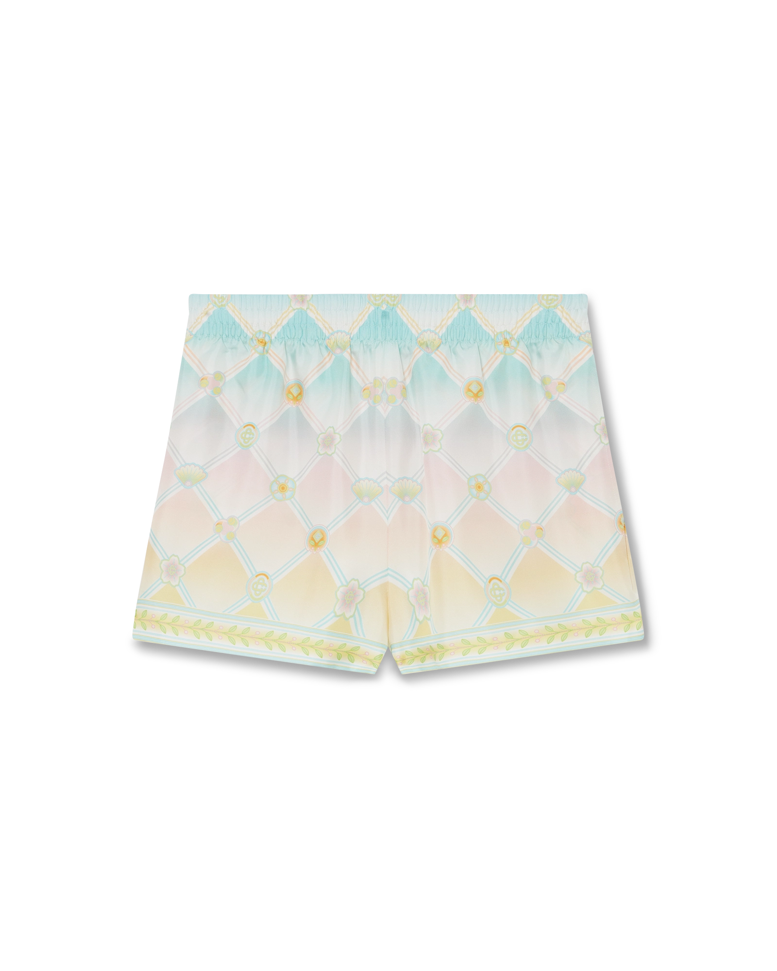 CASABLANCA Candy Icons Silk Twill Shorts