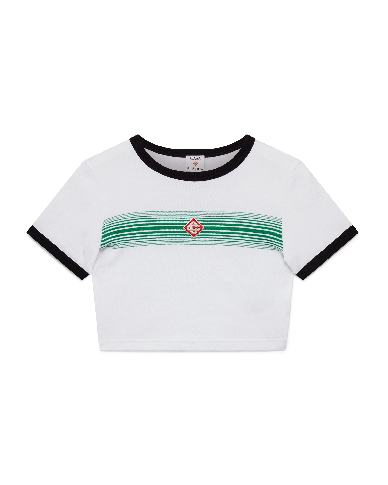 CASABLANCA Casablanca Gradient Stripe Ringer T-Shirt