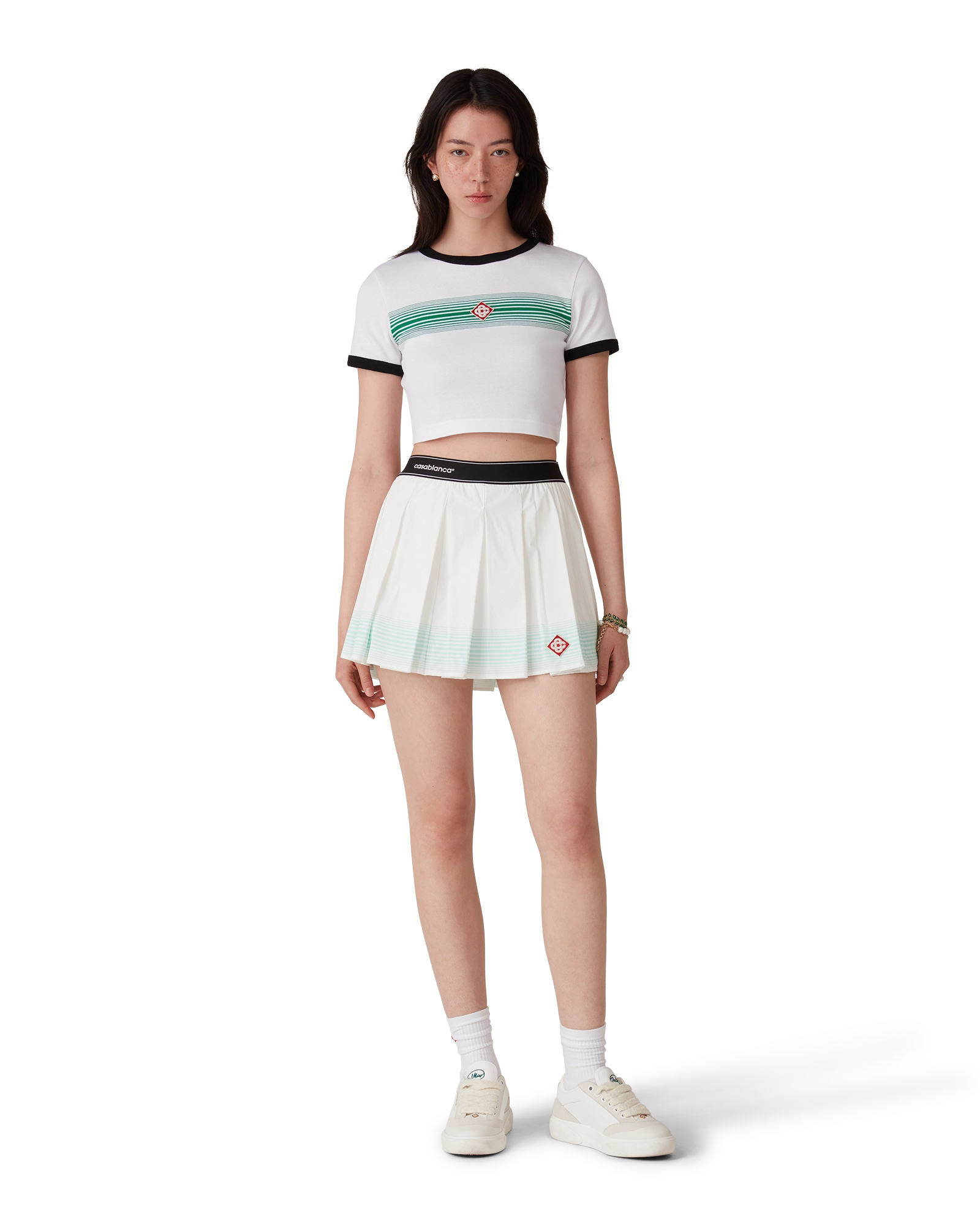 CASABLANCA Casablanca Gradient Stripe Ringer T-Shirt