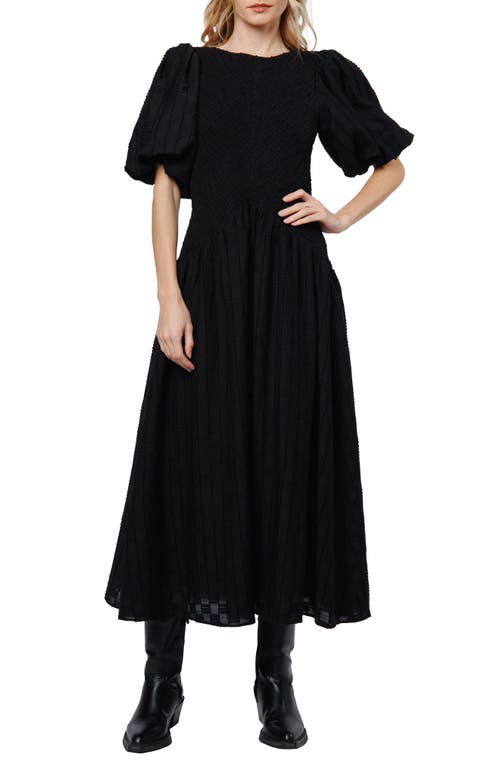 CIEBON tahia textured midi dress