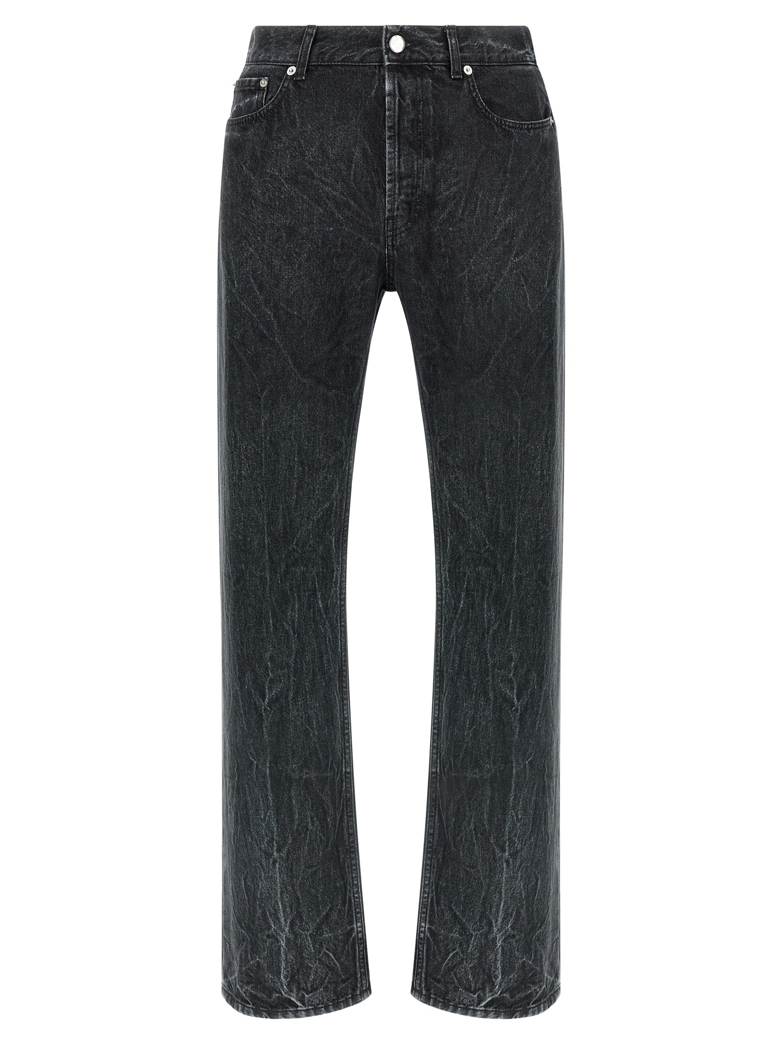 SéFr Classic Cut Straight Leg Jeans In Black - 14% Off | Editorialist