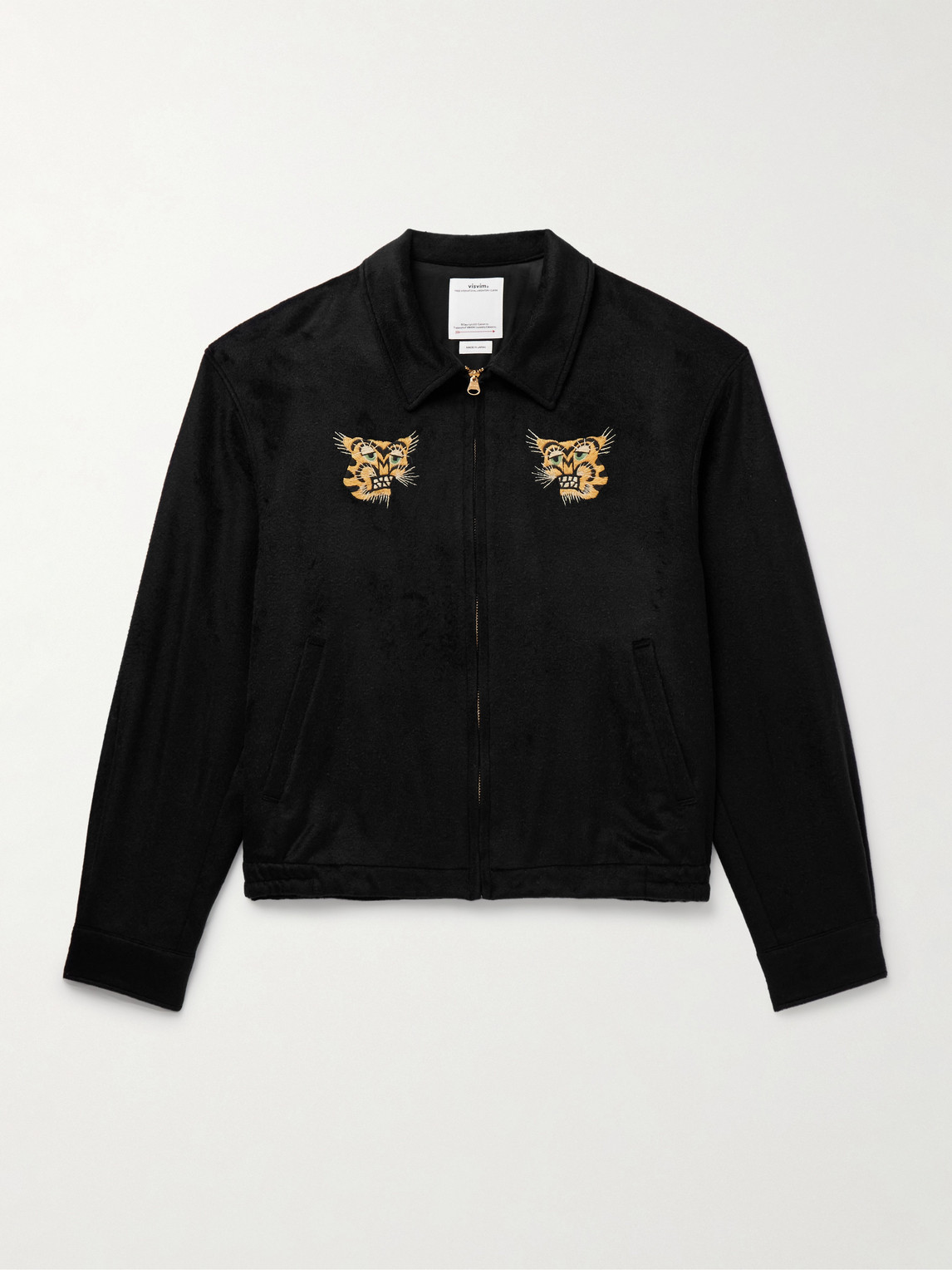 Visvim Norad Brushed Silk Jacket - Black | Editorialist