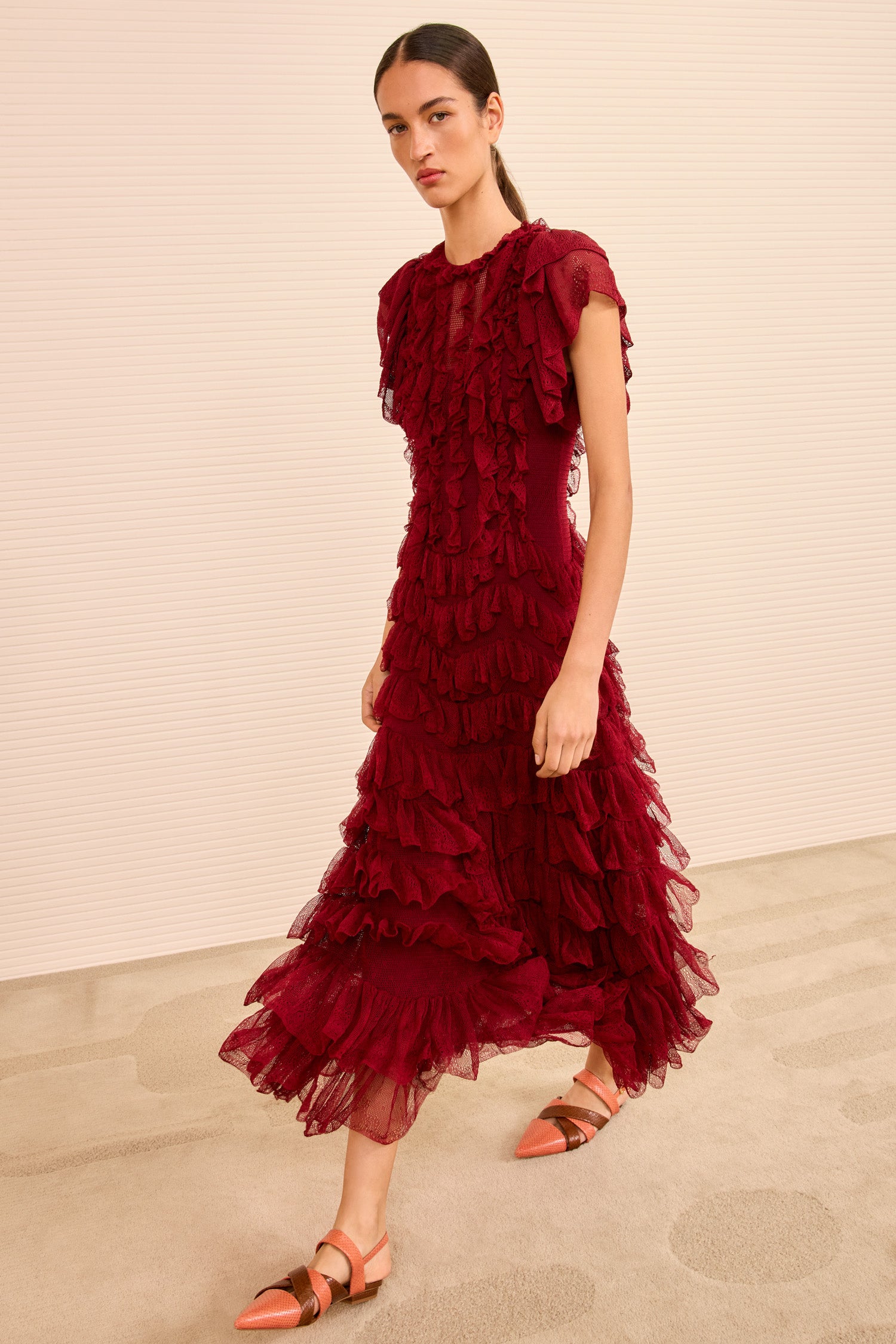lace on dress collar lace collar dress – BONITA ESCARLATA
