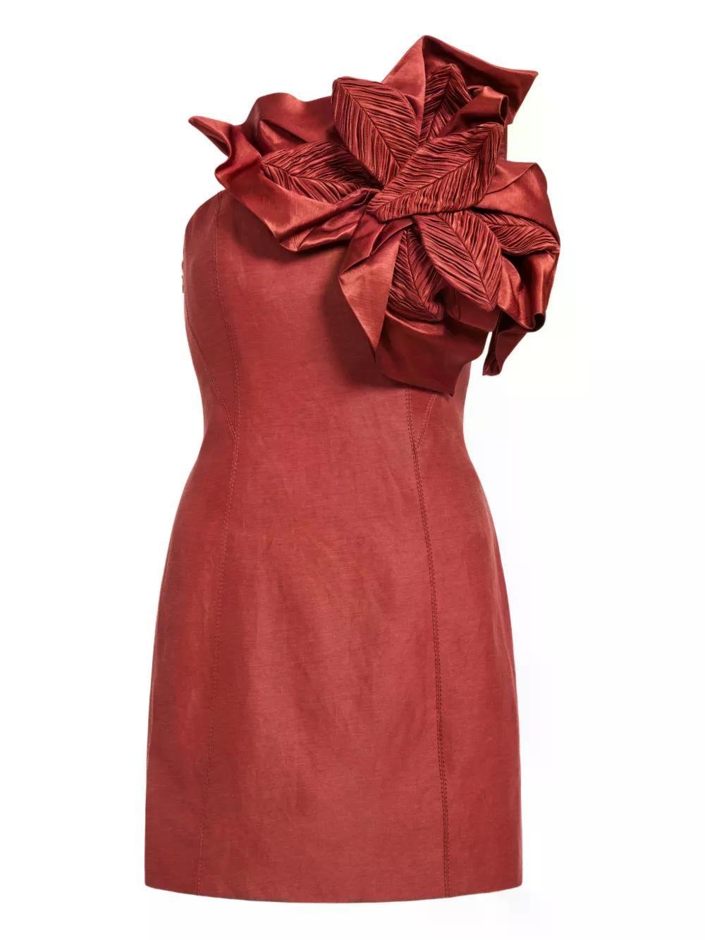 Aje Jolie Abstract Cut-Out Midi-Dress In Black - 60% Off | Editorialist
