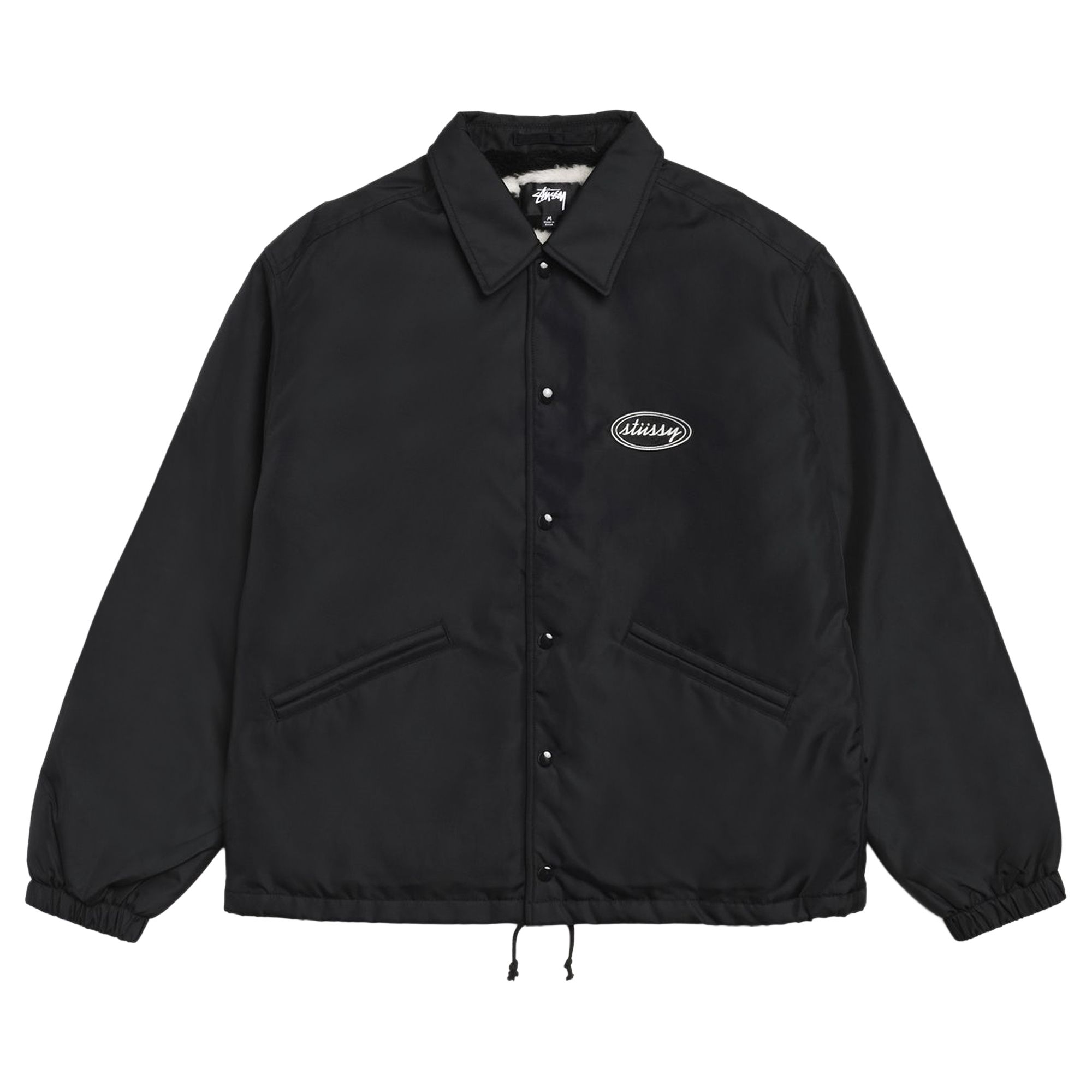 Kith Wrinkle Nylon Coaches Jacket - Black | Editorialist