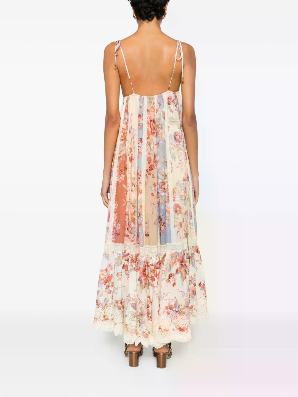 Elliatt Tia Floral Lace Midi Dress In Cornflower - 45% Off | Editorialist