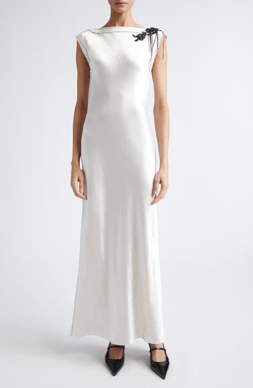 JASON WU Embellished Cap-Sleeve Gown