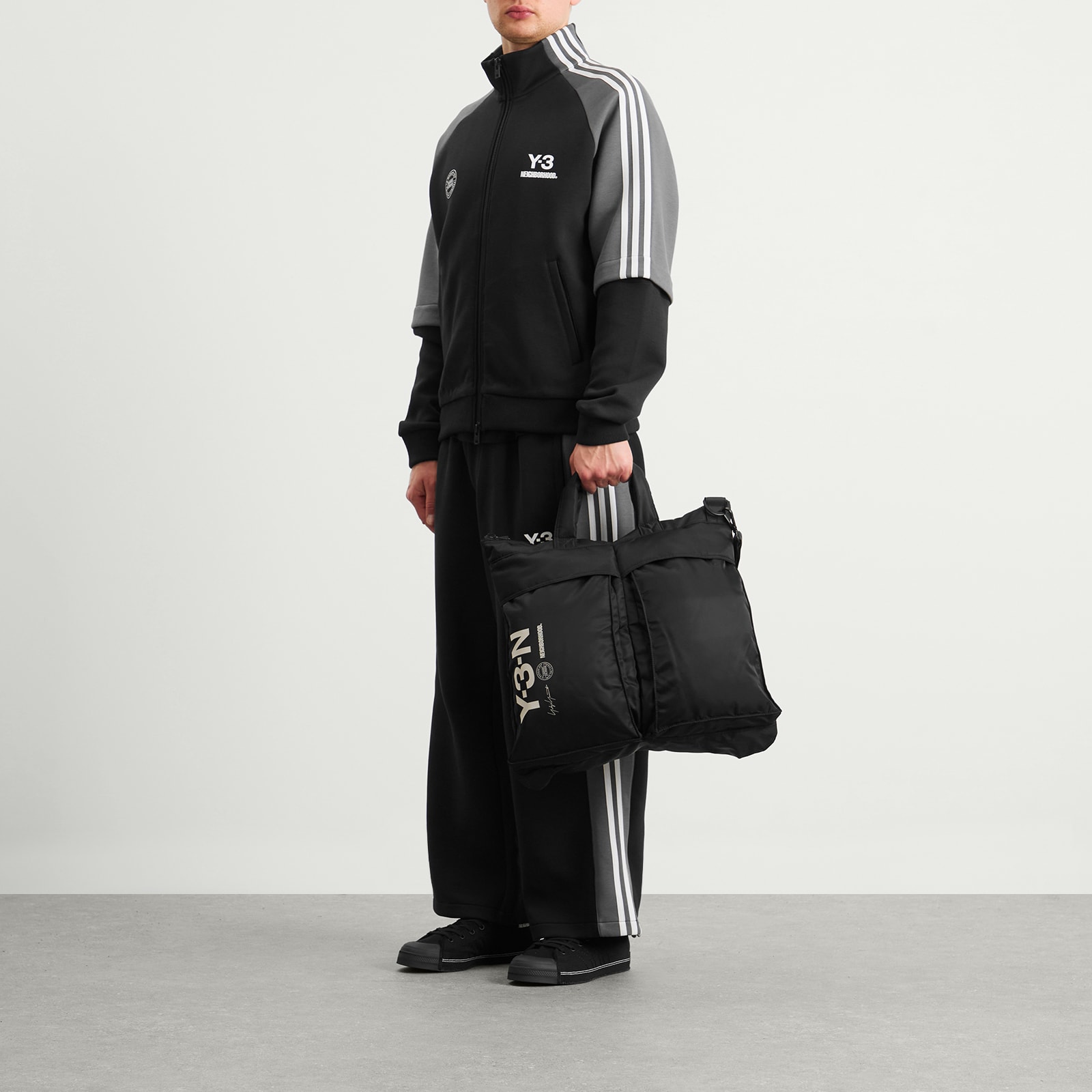 Y3 X Nbhd Padded Bag - Black | Editorialist