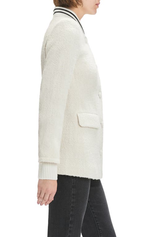 FAVORITE DAUGHTER Varsity Bouclé Blazer