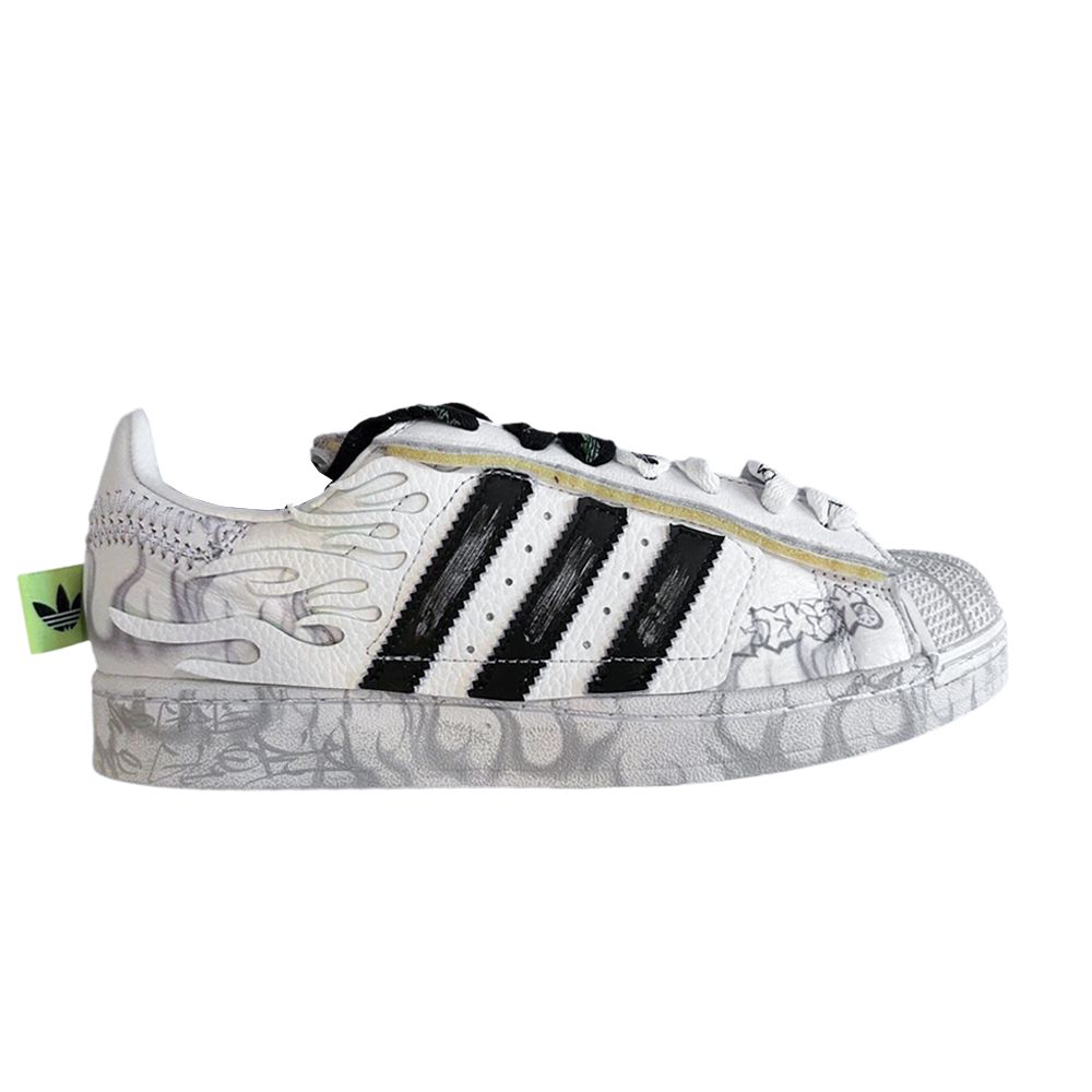 adidas gazelle silver green womens Superstar ADV – Premier main image 1
