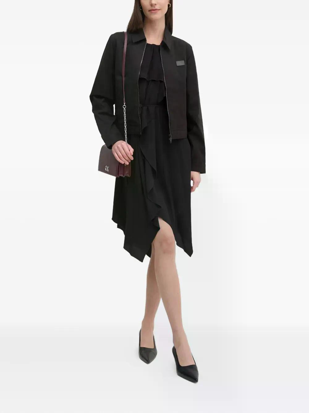SISLEY Ruffled Mini Dress