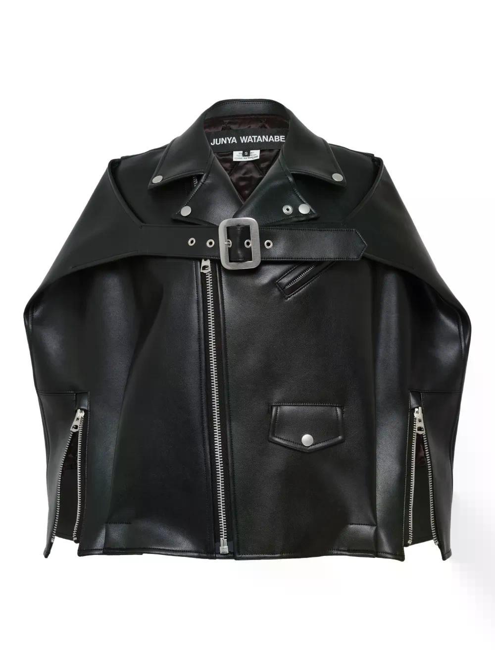 Junya Watanabe X Comme Des GarçOns Buckle Faux-Leather Jacket In