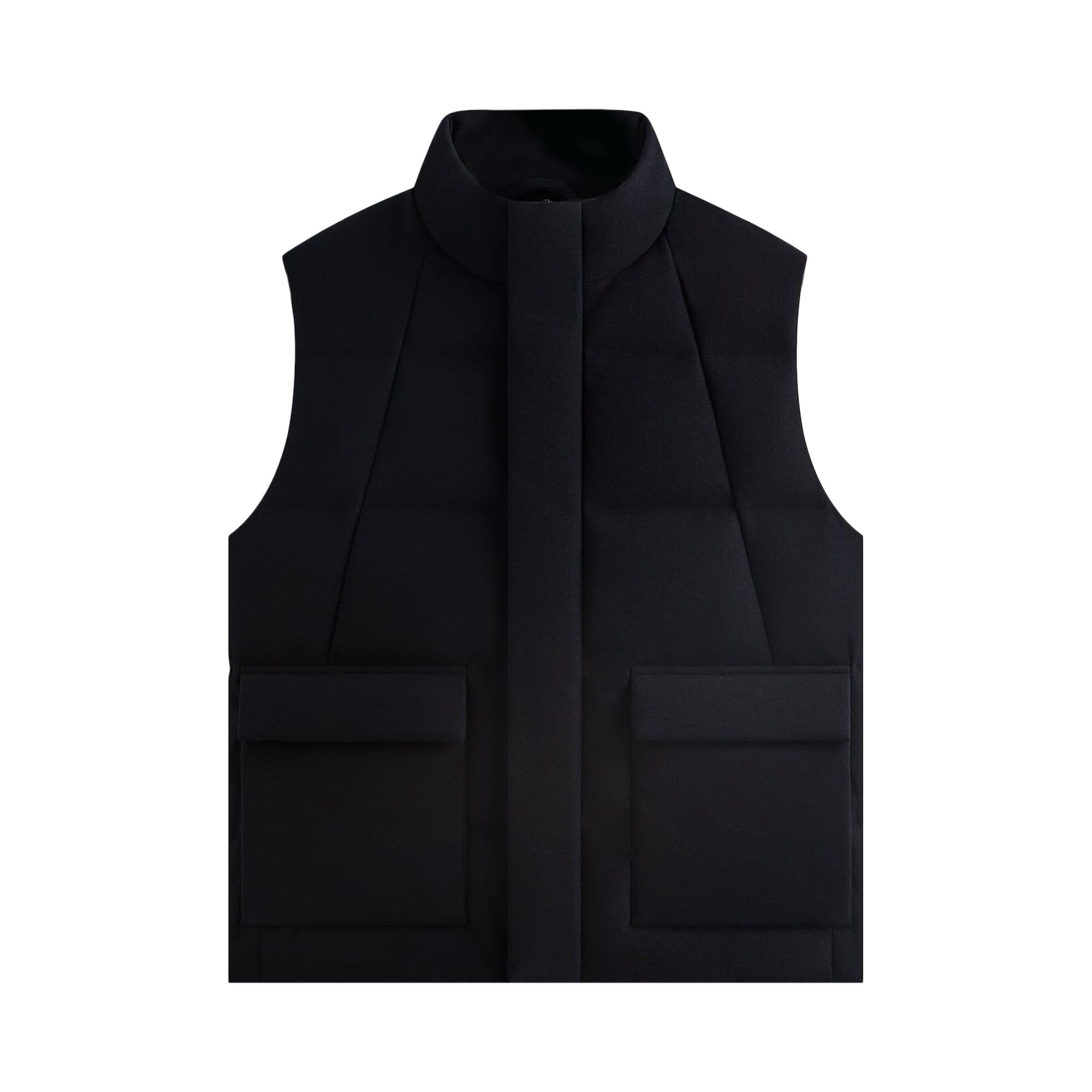 Kith Bonded Microsuede Midi Vest - Blue | Editorialist