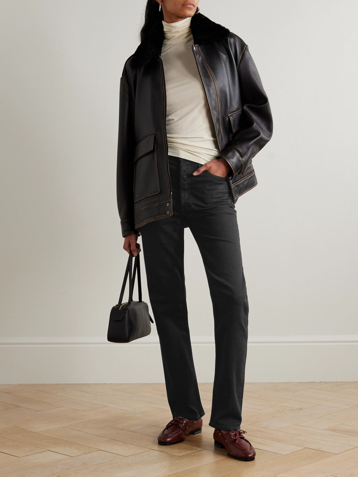 AGOLDE 90s Pinch Waist High-Rise Straight-Leg Jeans