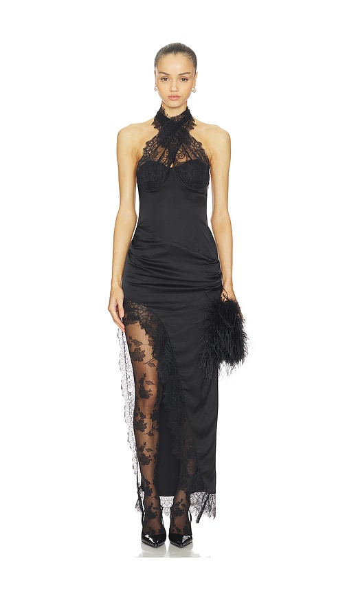 chinese dress ladies MAJORELLE LACE DRESS – Maison Mayle main image 0
