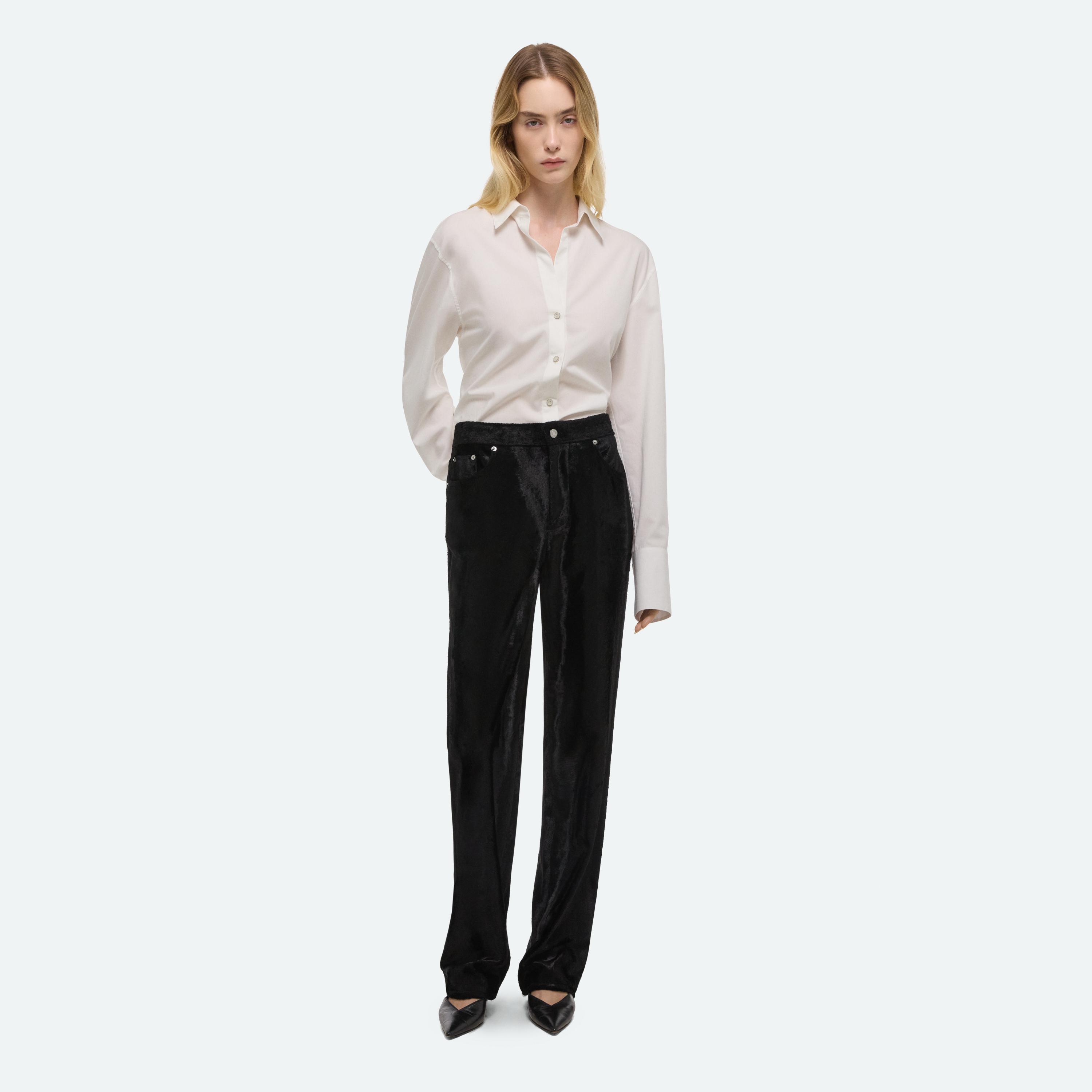 HELMUT LANG High-Rise Straight-Leg Pants