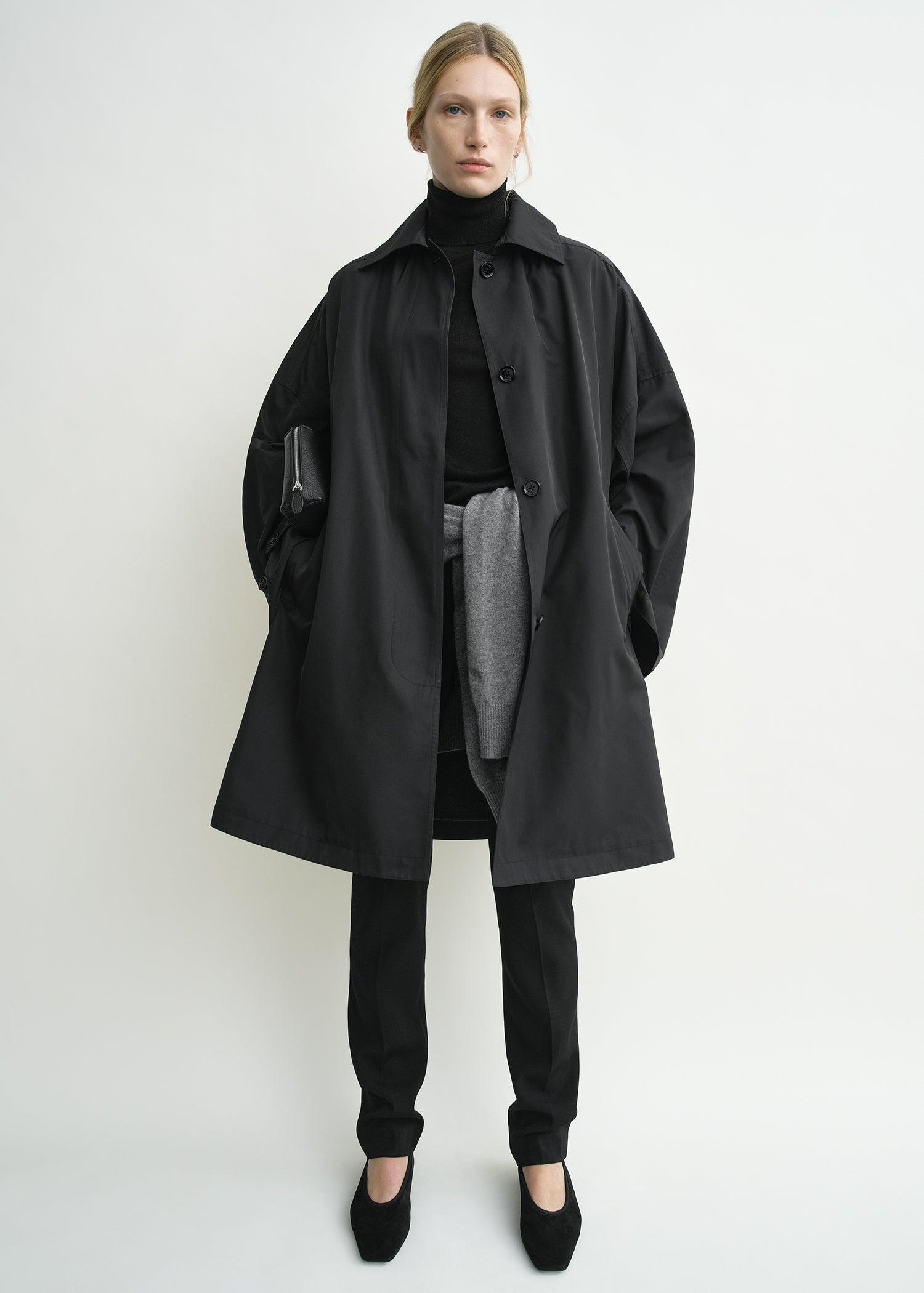 TOTÊME Weather-Resistant Nylon Car Coat
