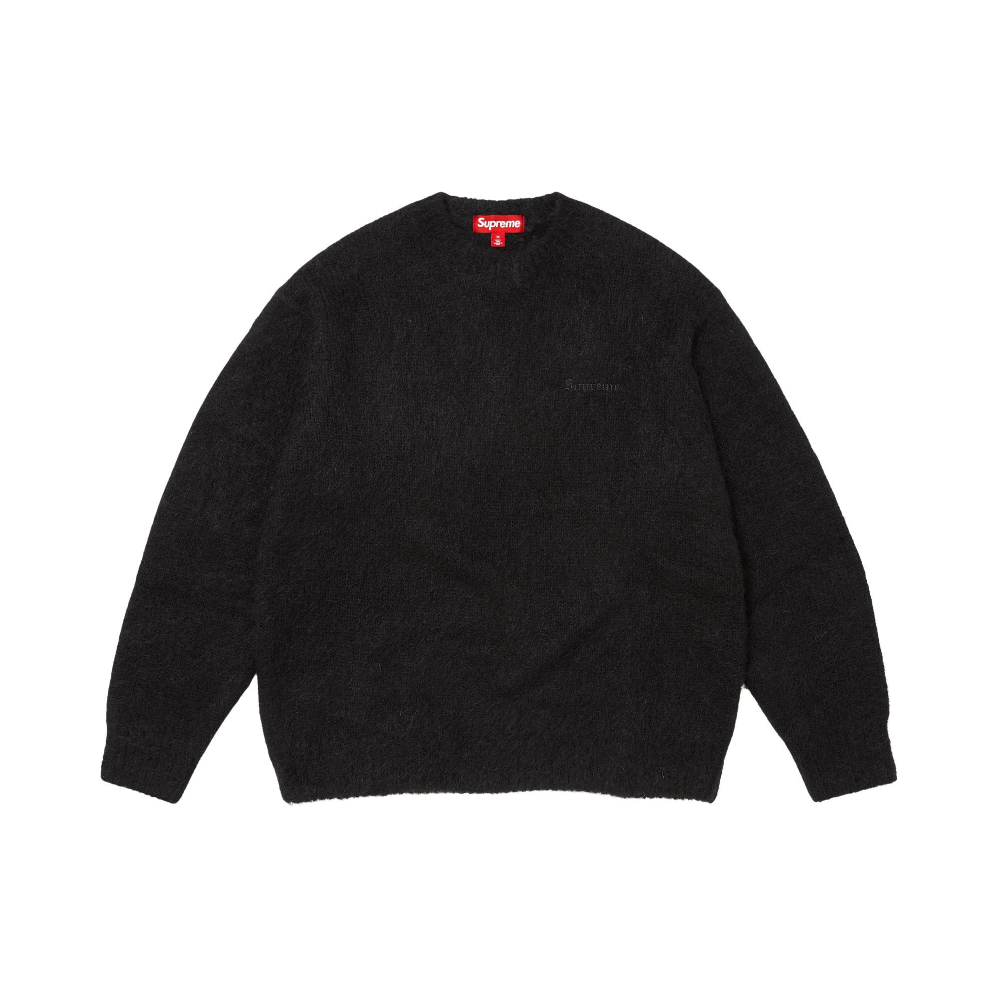 Supreme Brushed Mohair Sweater - Black | Editorialist