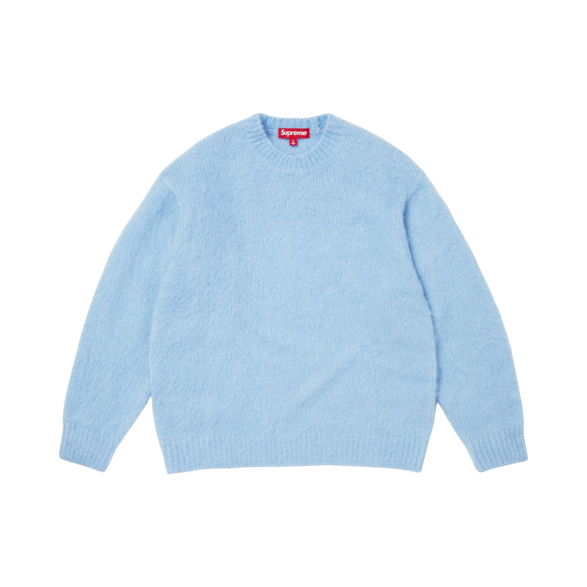Supreme Brushed Mohair Sweater - Blue | Editorialist