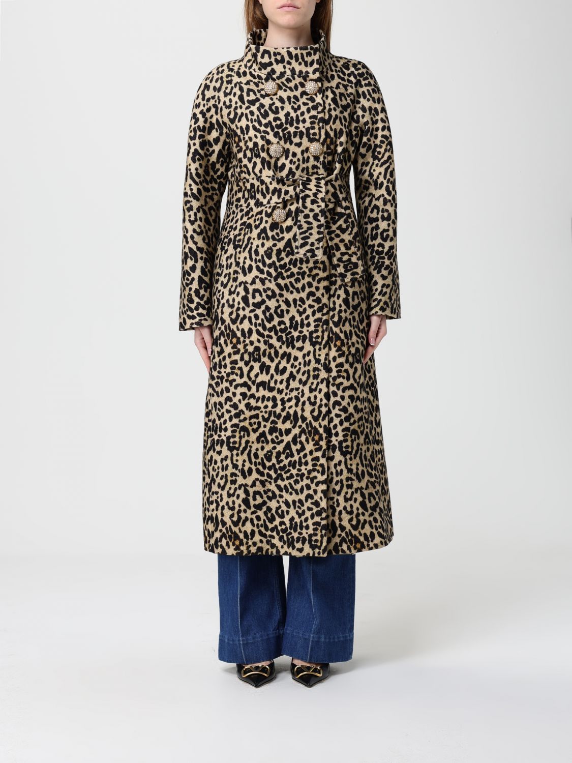 Valentino Garavani Zebra-Print Coat In Black - 81% Off | Editorialist