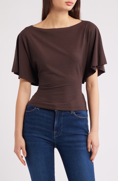 REFORMATION Knit Top with Back Tie Sash