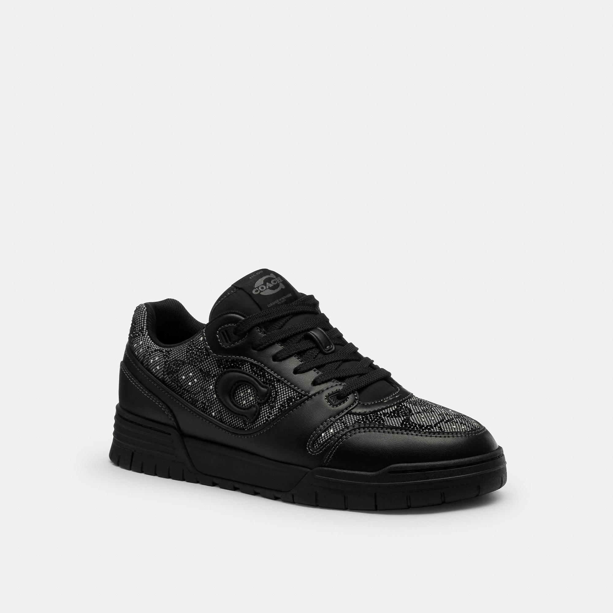 Coach Soho Sneaker In Crystal Signature Jacquard In Black - 43% Off ...