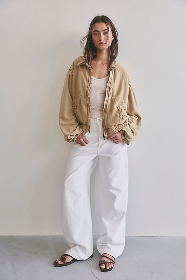 FREE PEOPLE Free People Birdie Washed Jacket
