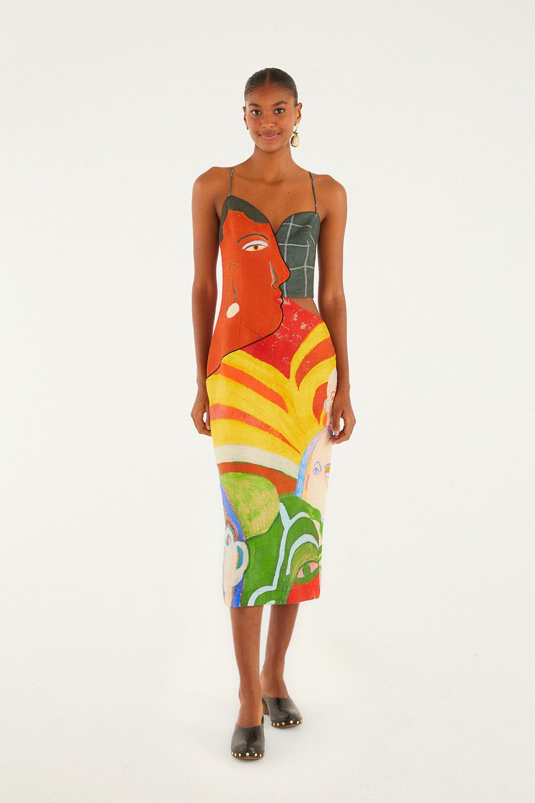 tadashi shoji embroidered illusion dress Tadashi Shoji CIM25397M main image 1