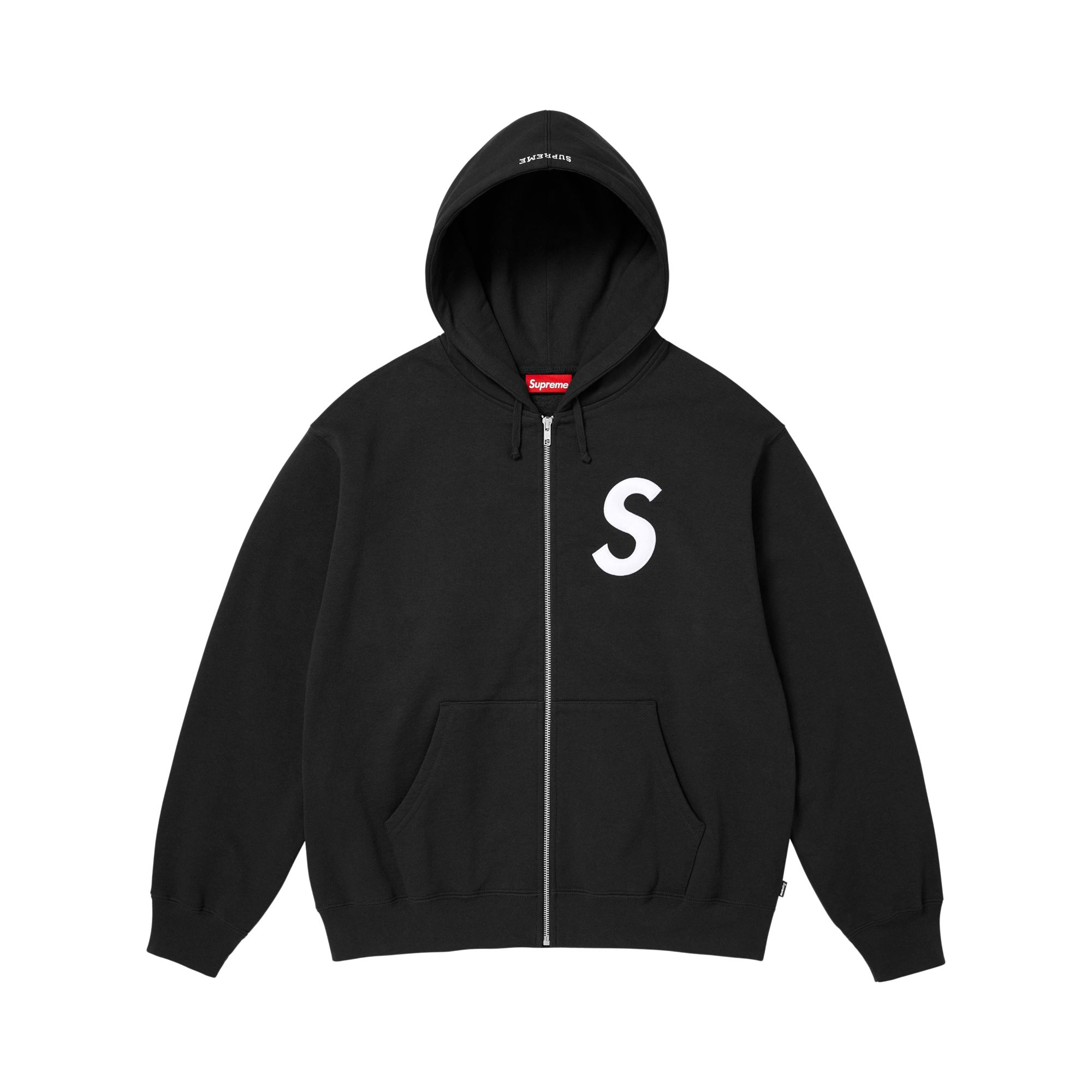 Supreme 18FW Classic Script Hooded 黒 M Supreme Classic Script Hooded Sweatshirt Black Men's - FW18 - US