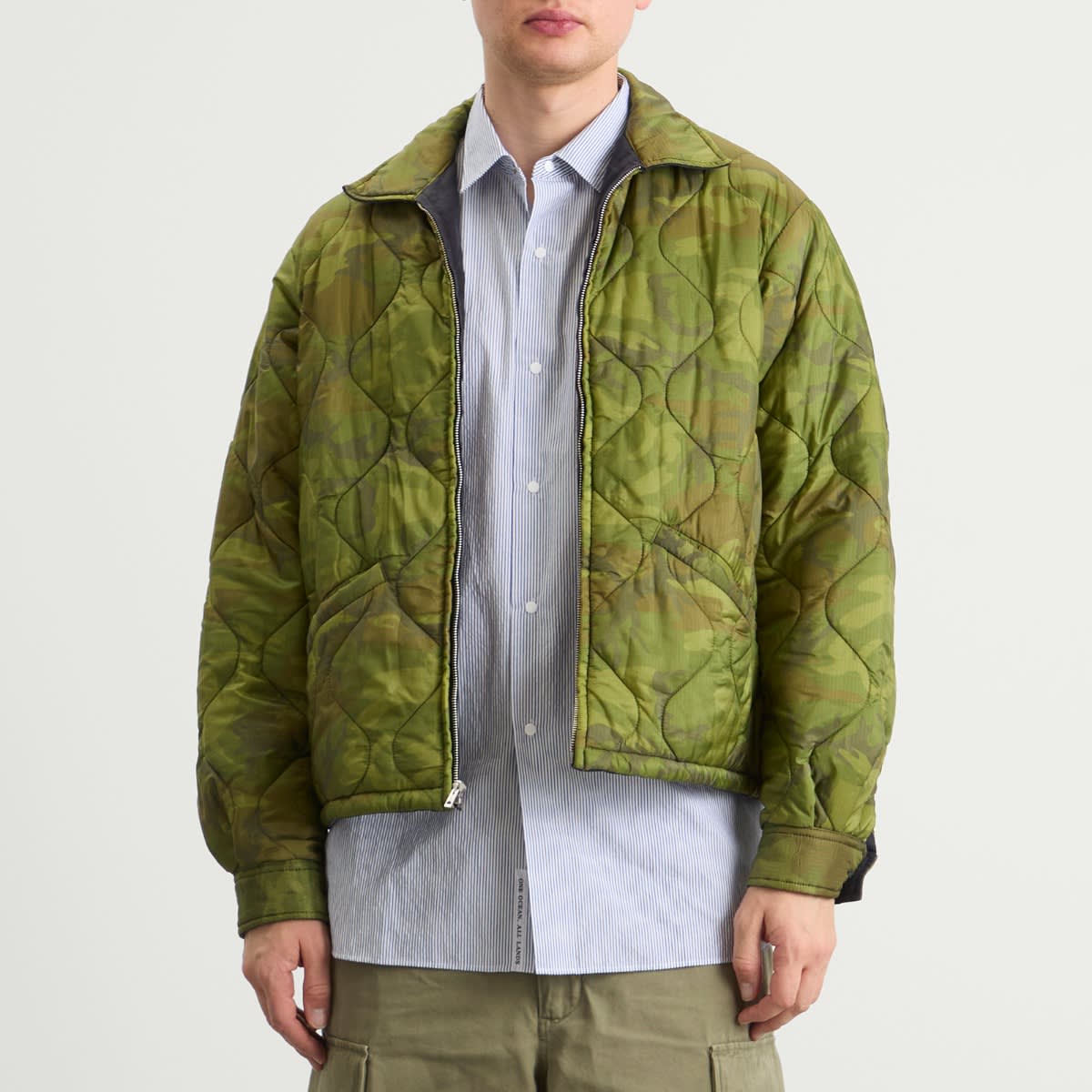 Unlikely Dry Goods Reversible Vietnam Jacket - Black/Camouflage