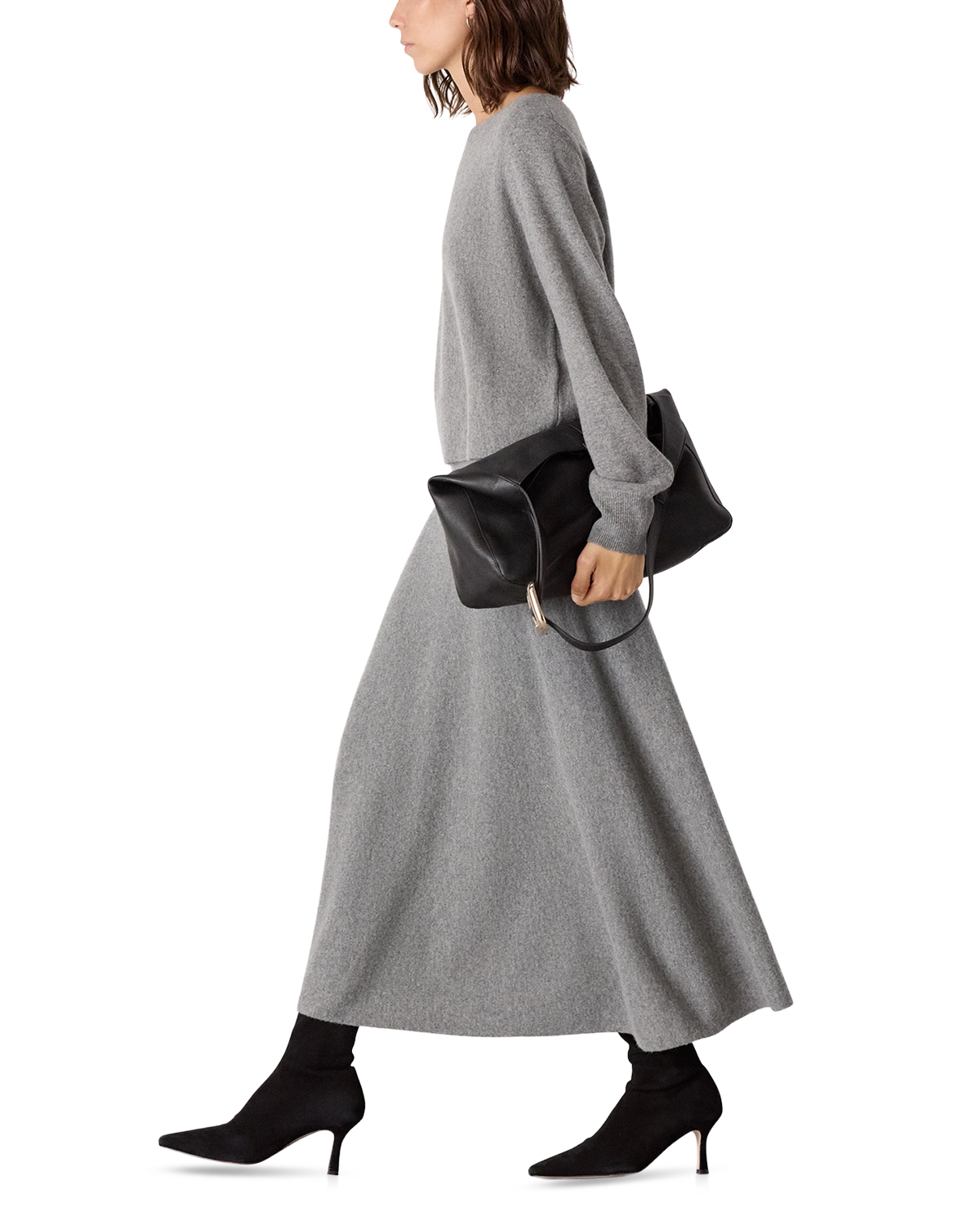 WHISTLES WHISTLES Midi Wool Skirt