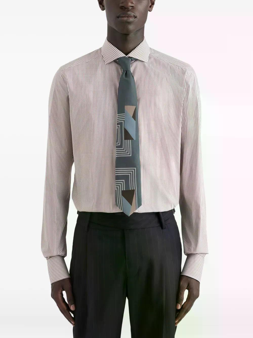 DOLCE & GABBANA Geometric-Pattern Neck Tie