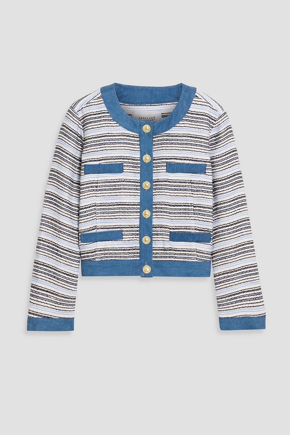 Derek Lam 10 Crosby Elain Cottonblend Tweed Jacket In White - 50% Off ...