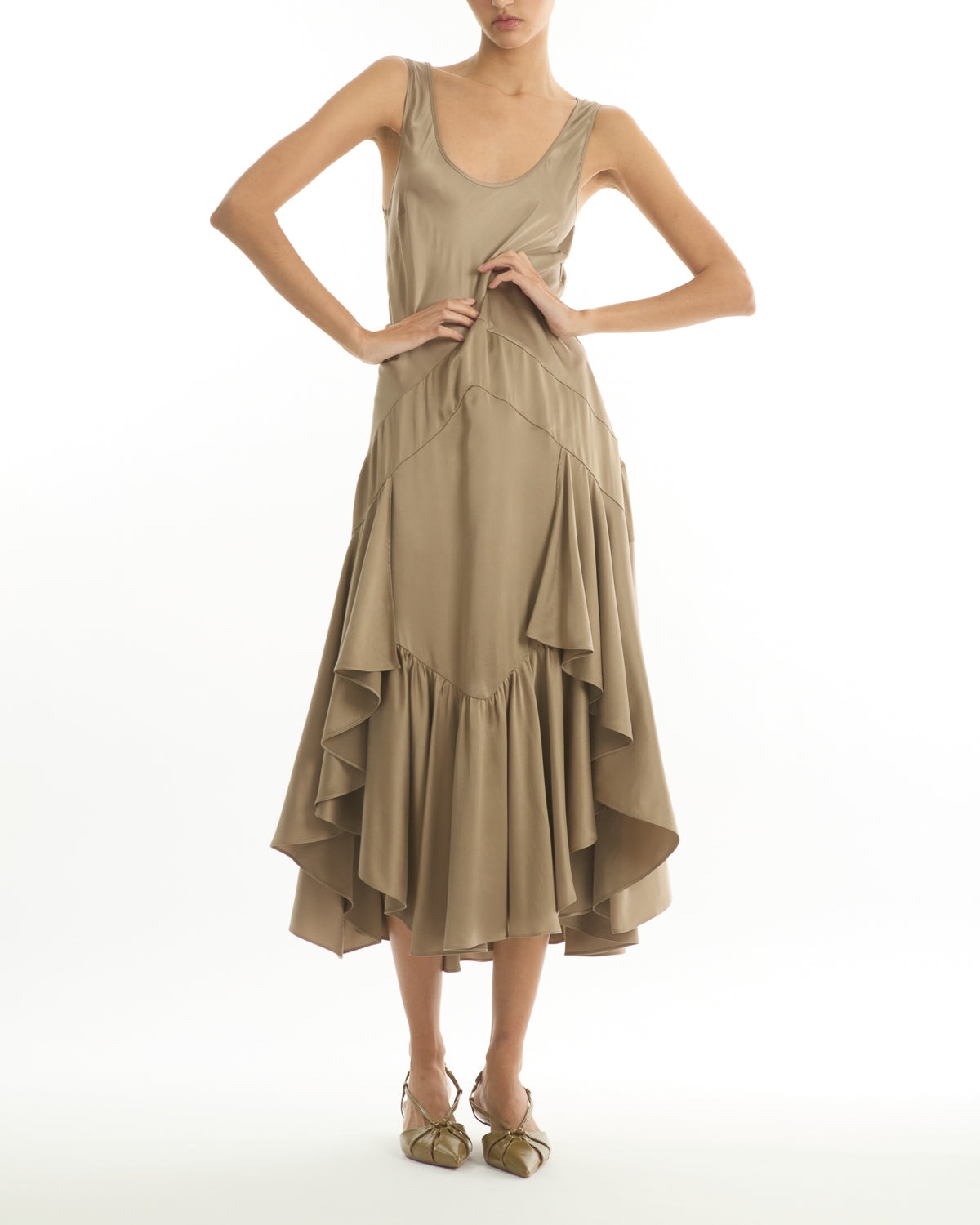 Weekend Stories Evelyn Knit Dress In Taupe In Toast - 55% Off | Editorialist