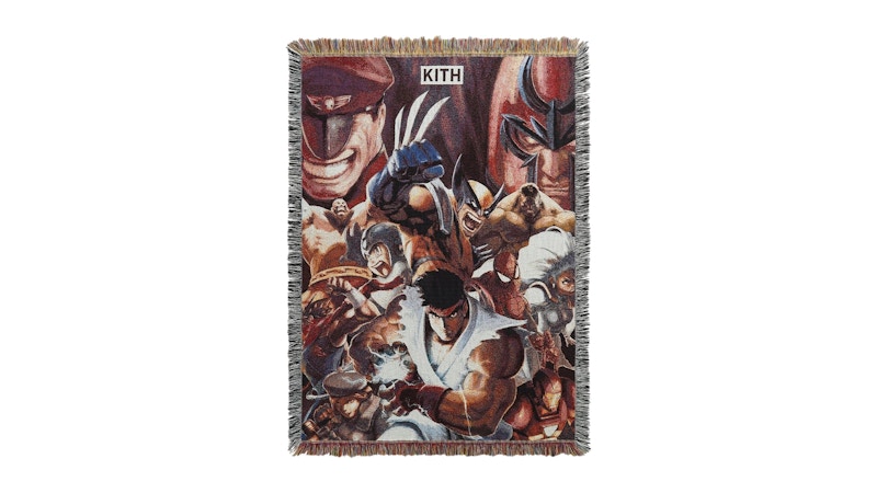 Kith X Marvel Vs. Capcom Tapestry Blanket - Multicolor | Editorialist