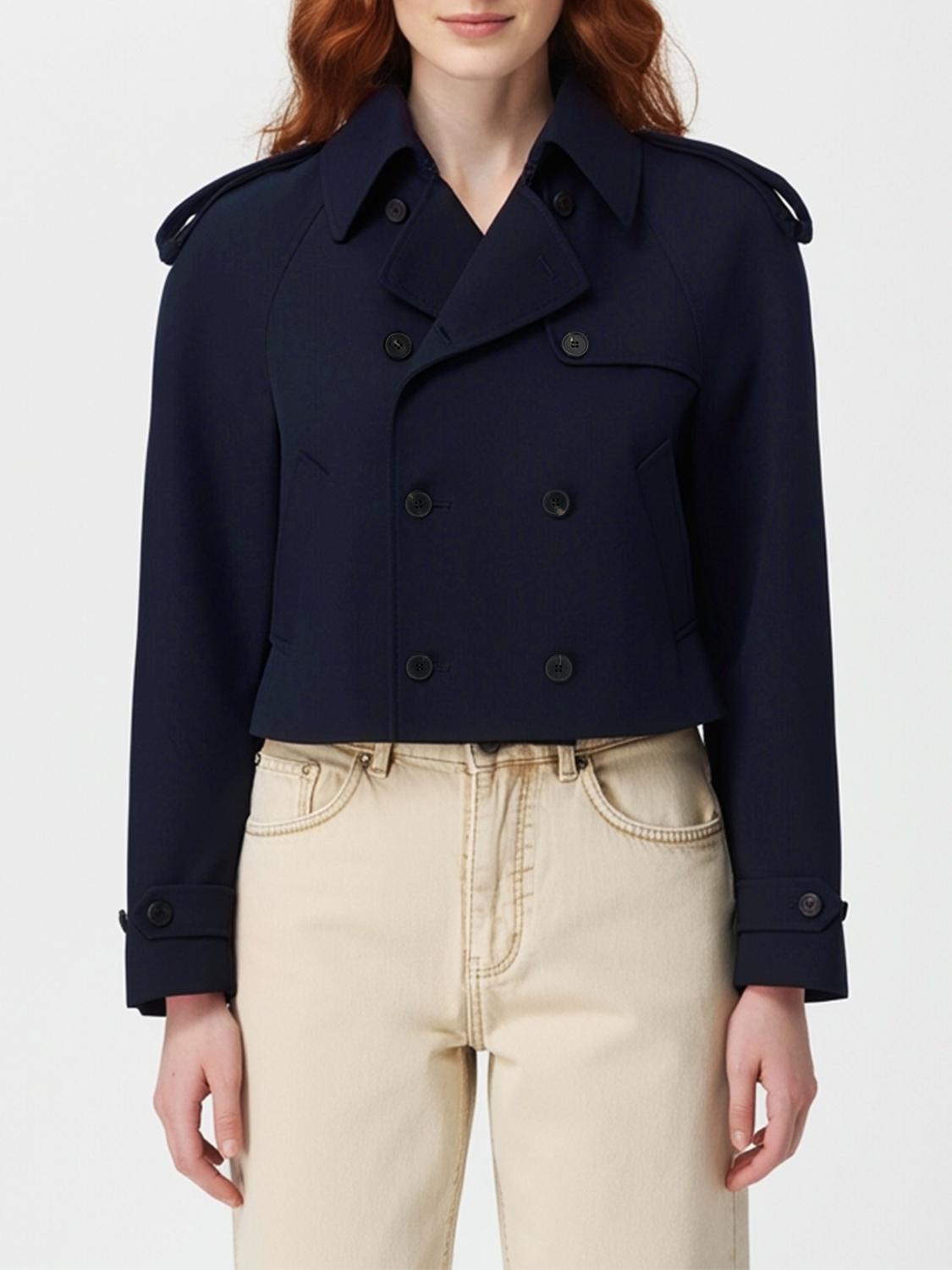 ALEXANDER MCQUEEN McQueen Cropped Double Breasted Jacket